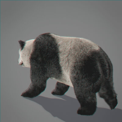 Panda Bear - 3D Model by NoneCG