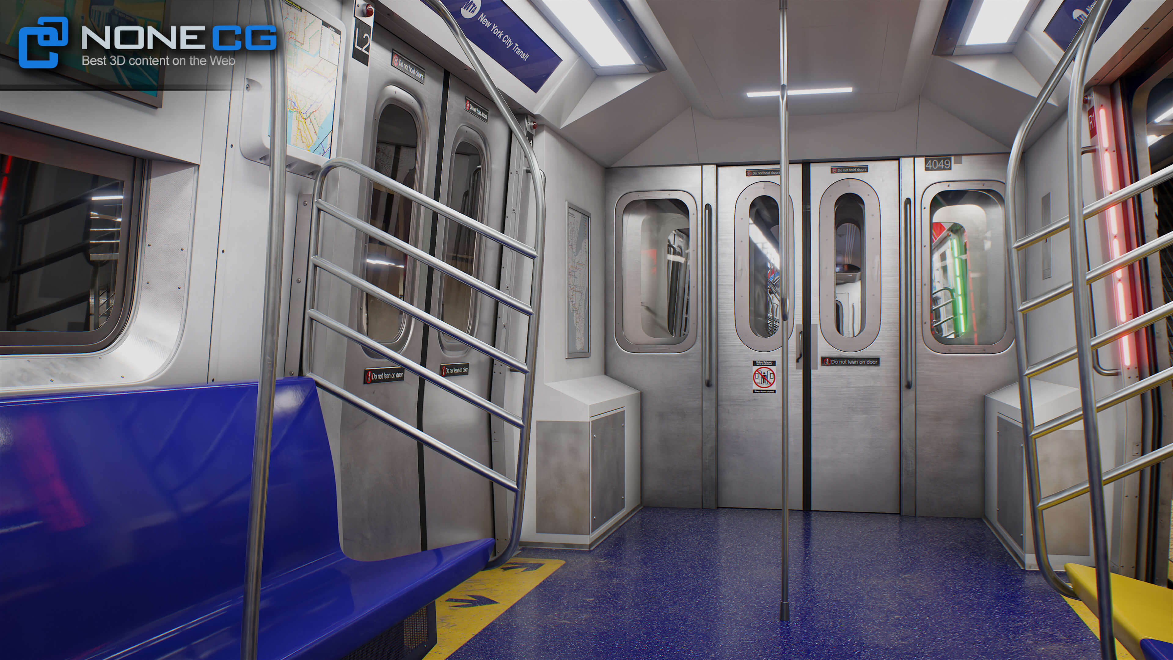 Times Square & 42st Subway Station W/ R211 Trains - 3D Model by NoneCG