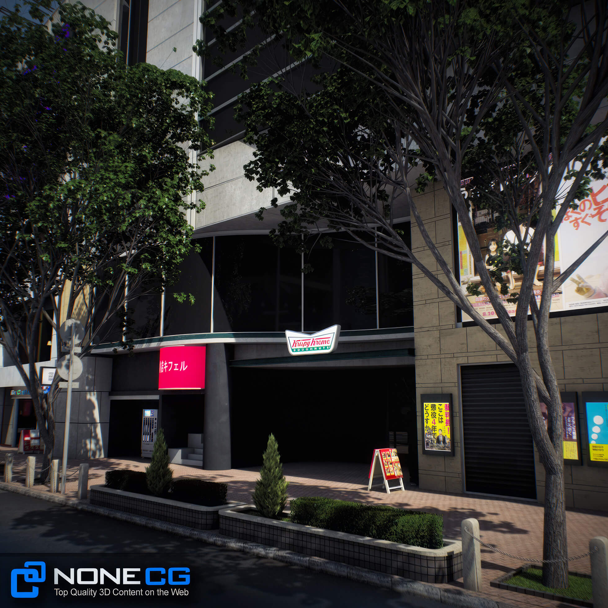 Tokyo Shibuya Block #1 - 3D Model by NoneCG