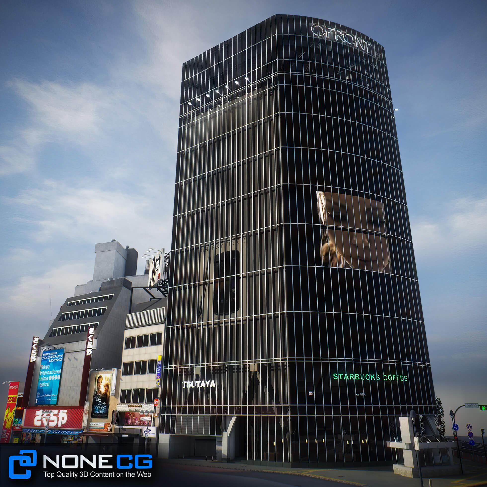 Tokyo Shibuya Block #4 - 3D Model by NoneCG