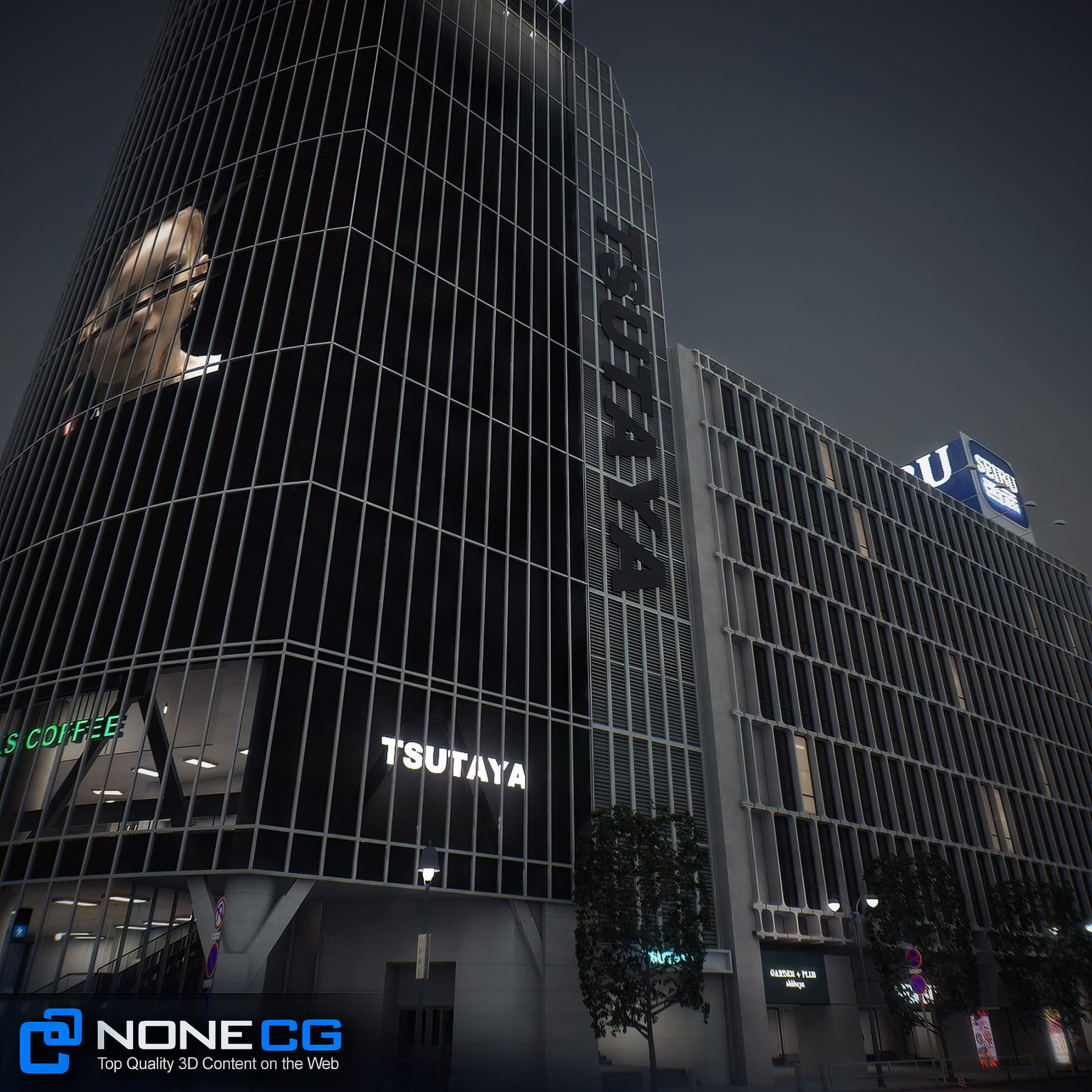 Tokyo Shibuya Block #4 - 3D Model by NoneCG