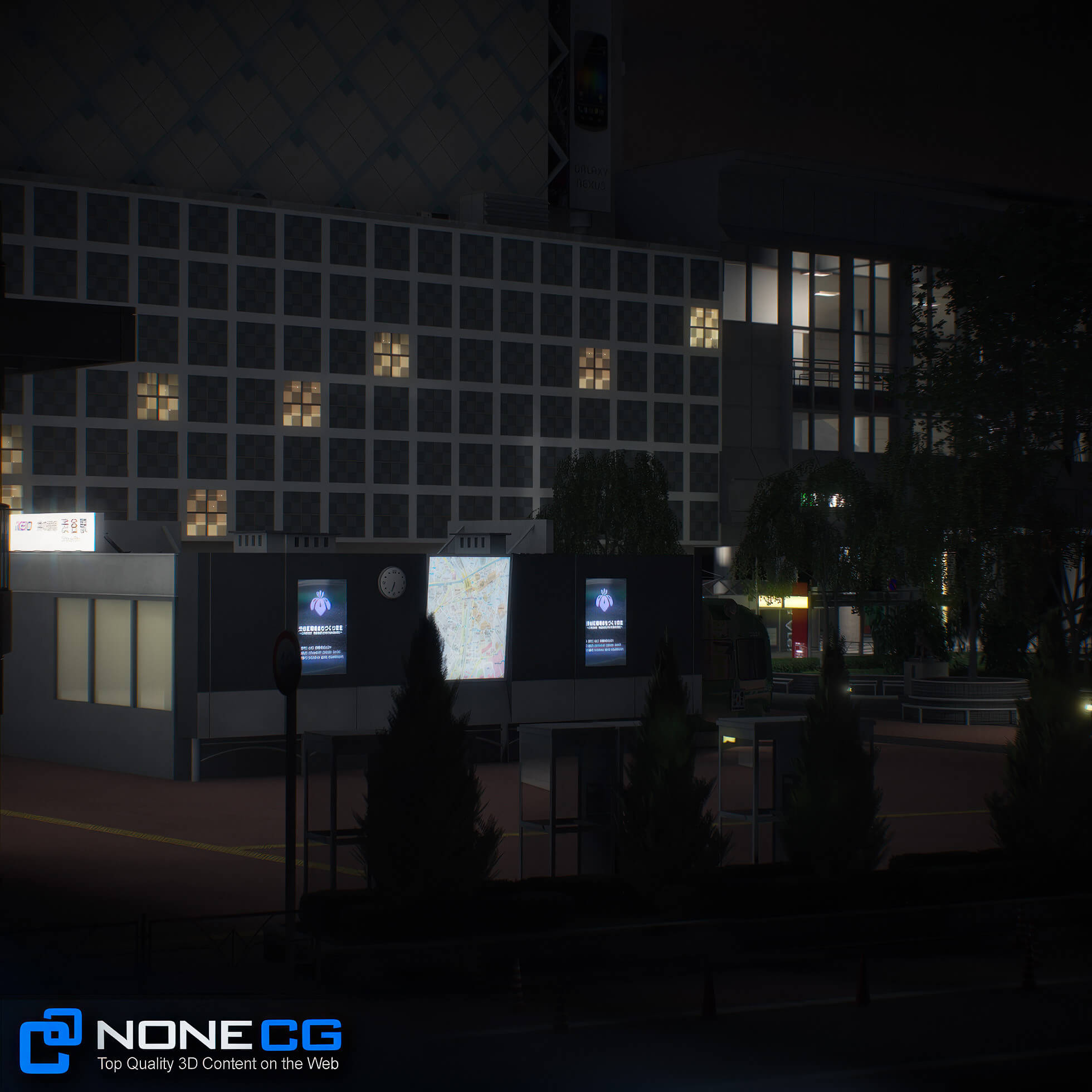 Tokyo Shibuya Block Hachiko - 3D Model by NoneCG