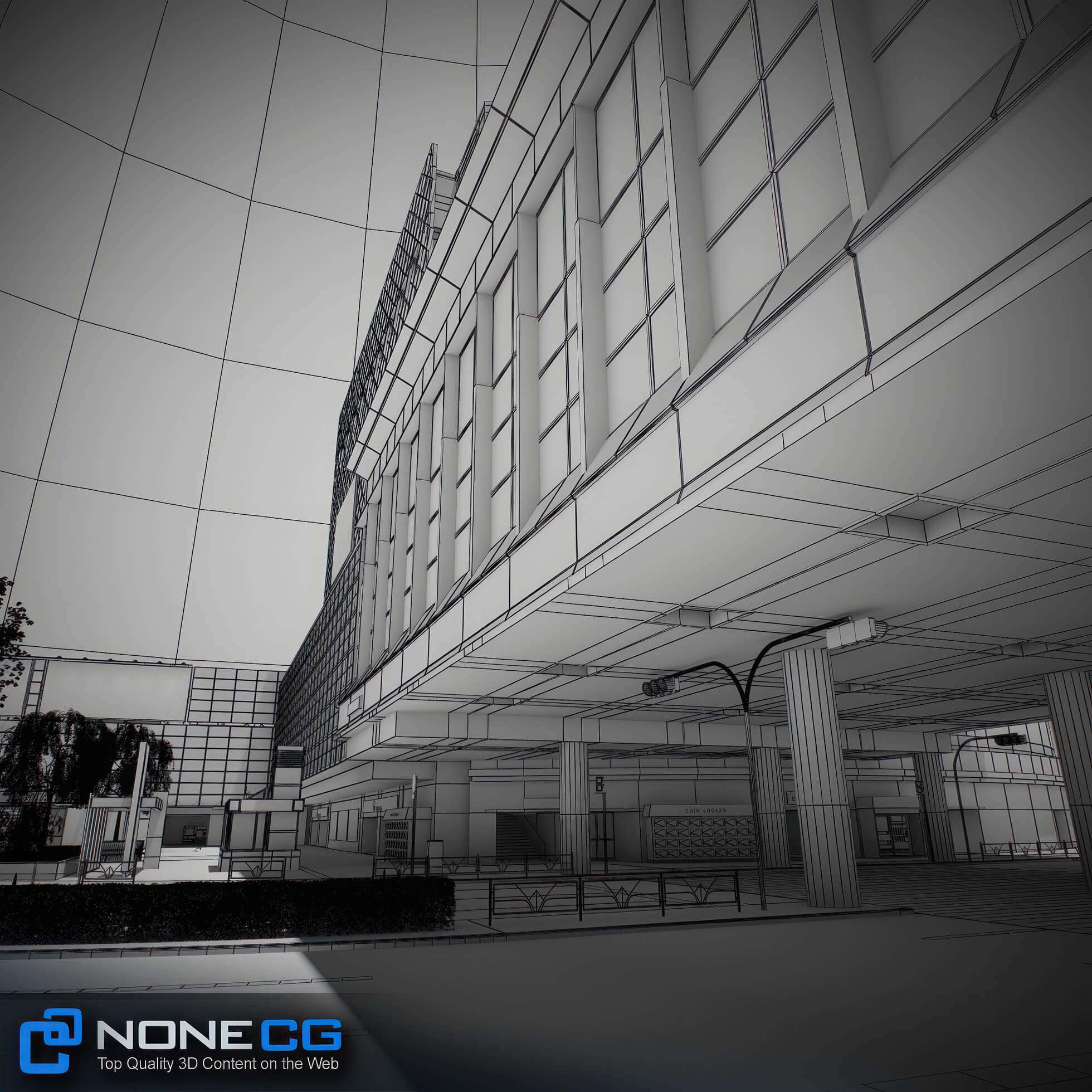 Tokyo Shibuya Block Hachiko - 3D Model by NoneCG