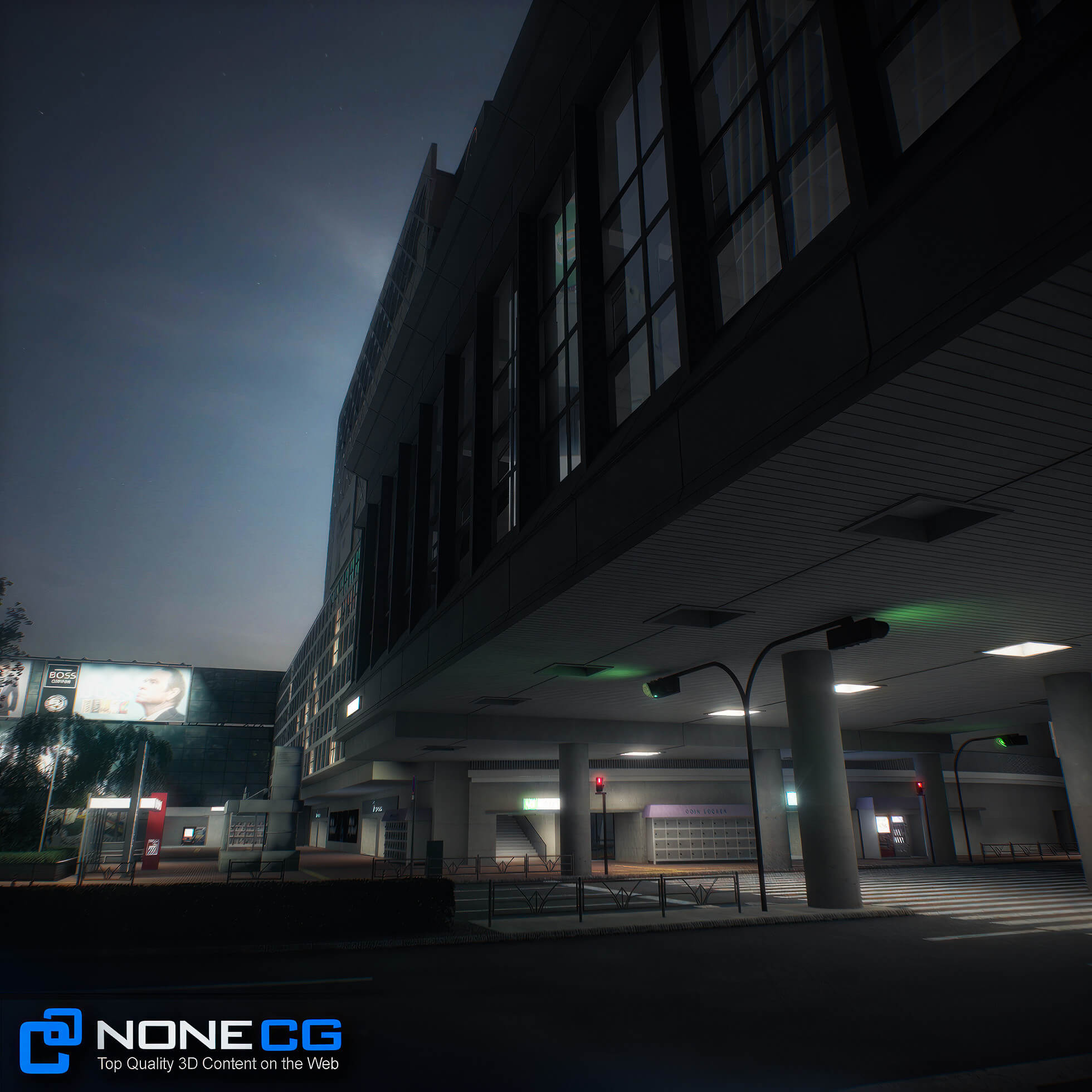 Tokyo Shibuya Block Hachiko - 3D Model by NoneCG