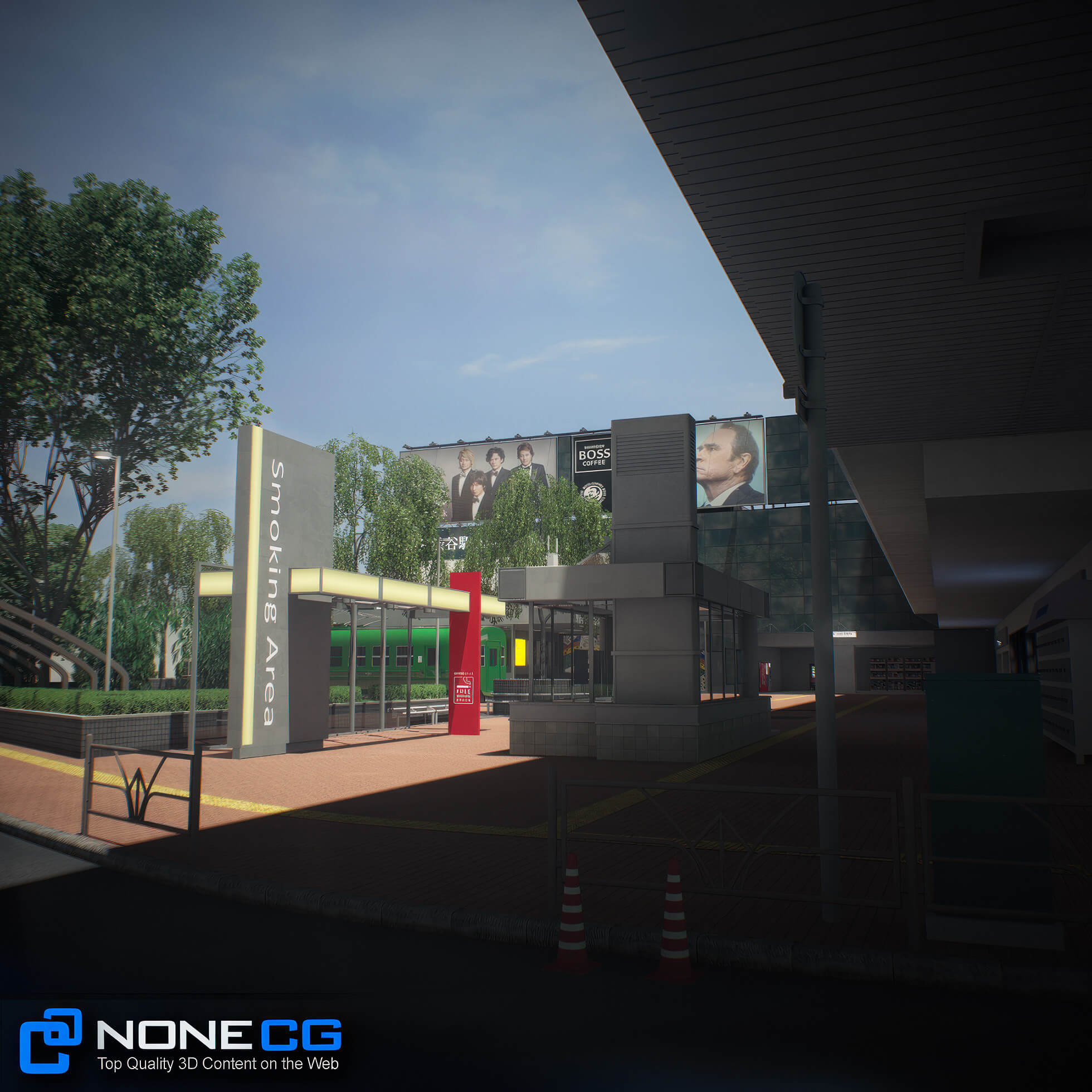 Tokyo Shibuya Block Hachiko - 3D Model by NoneCG