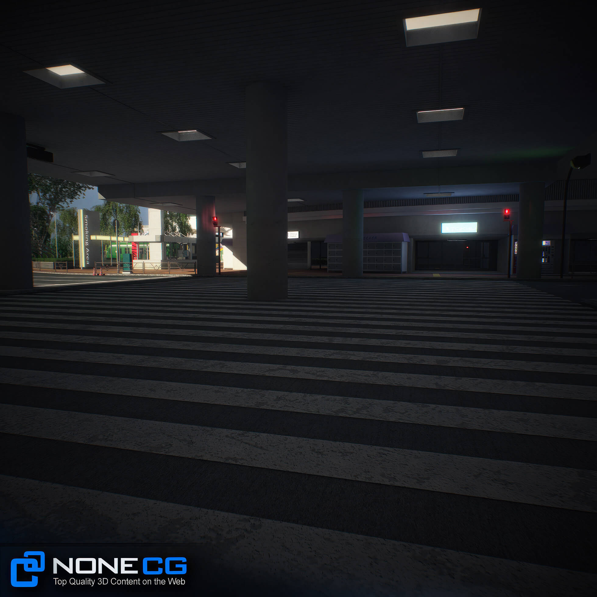 Tokyo Shibuya Block Hachiko - 3D Model by NoneCG