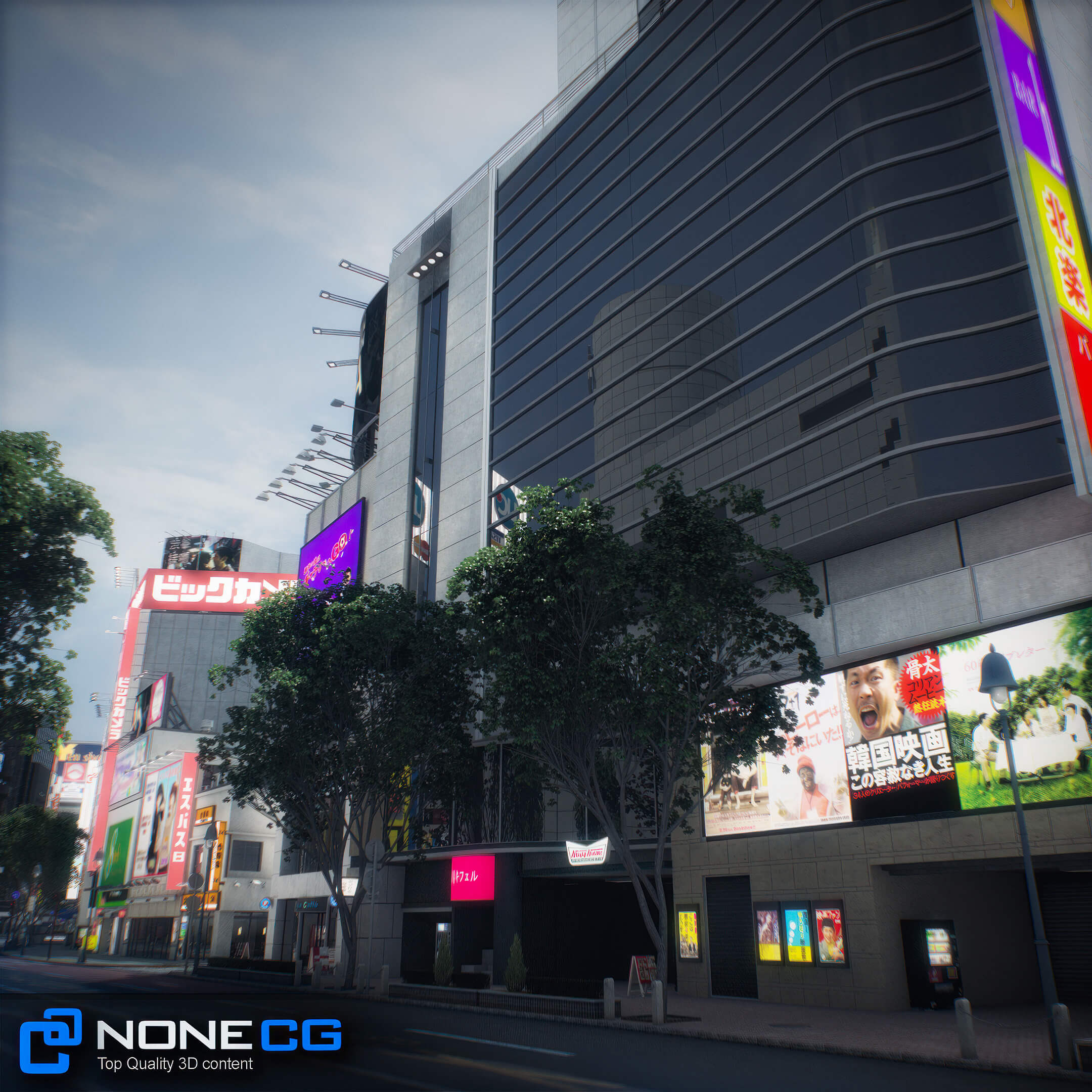 Tokyo Shibuya - 3D Model by NoneCG