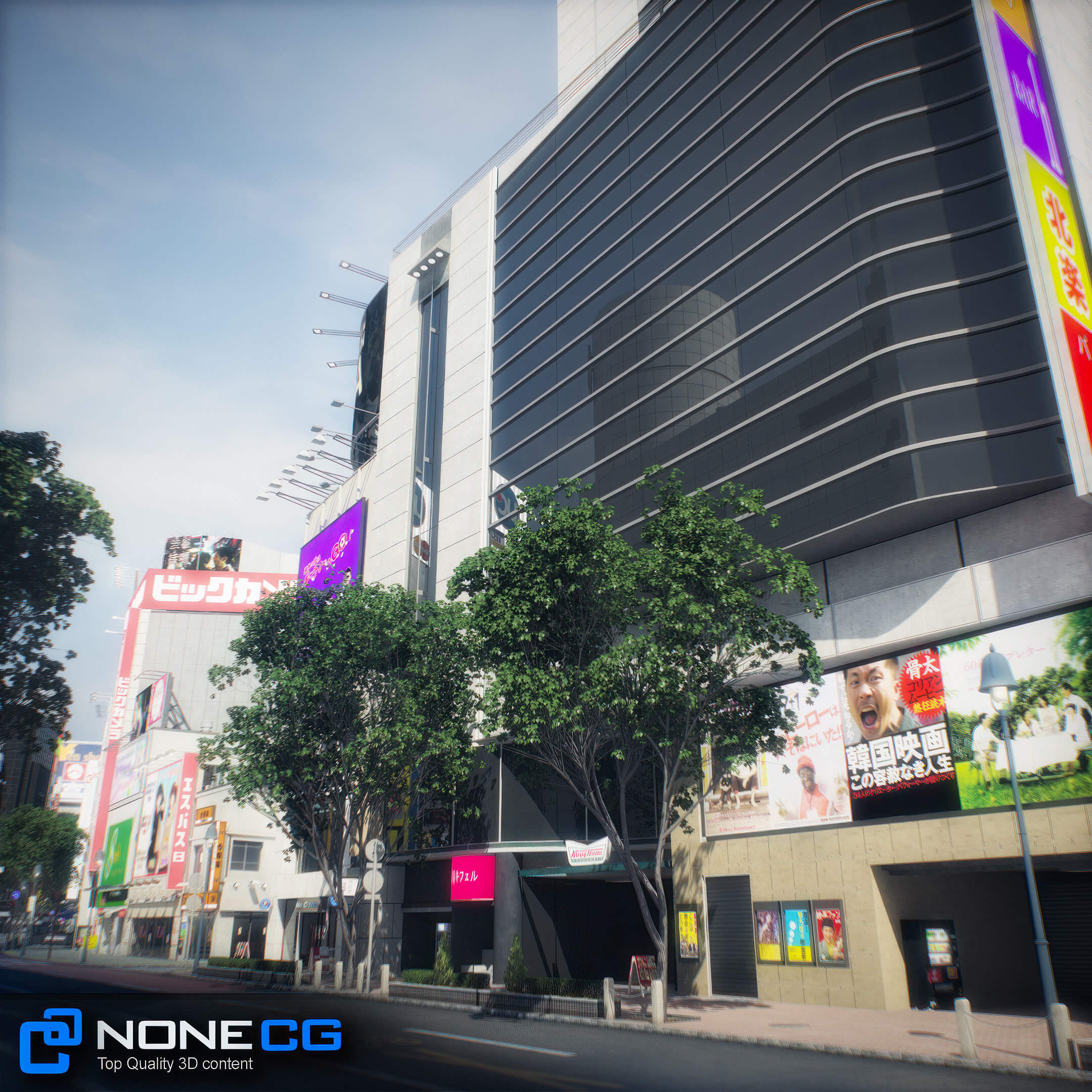 Tokyo Shibuya - 3D Model by NoneCG