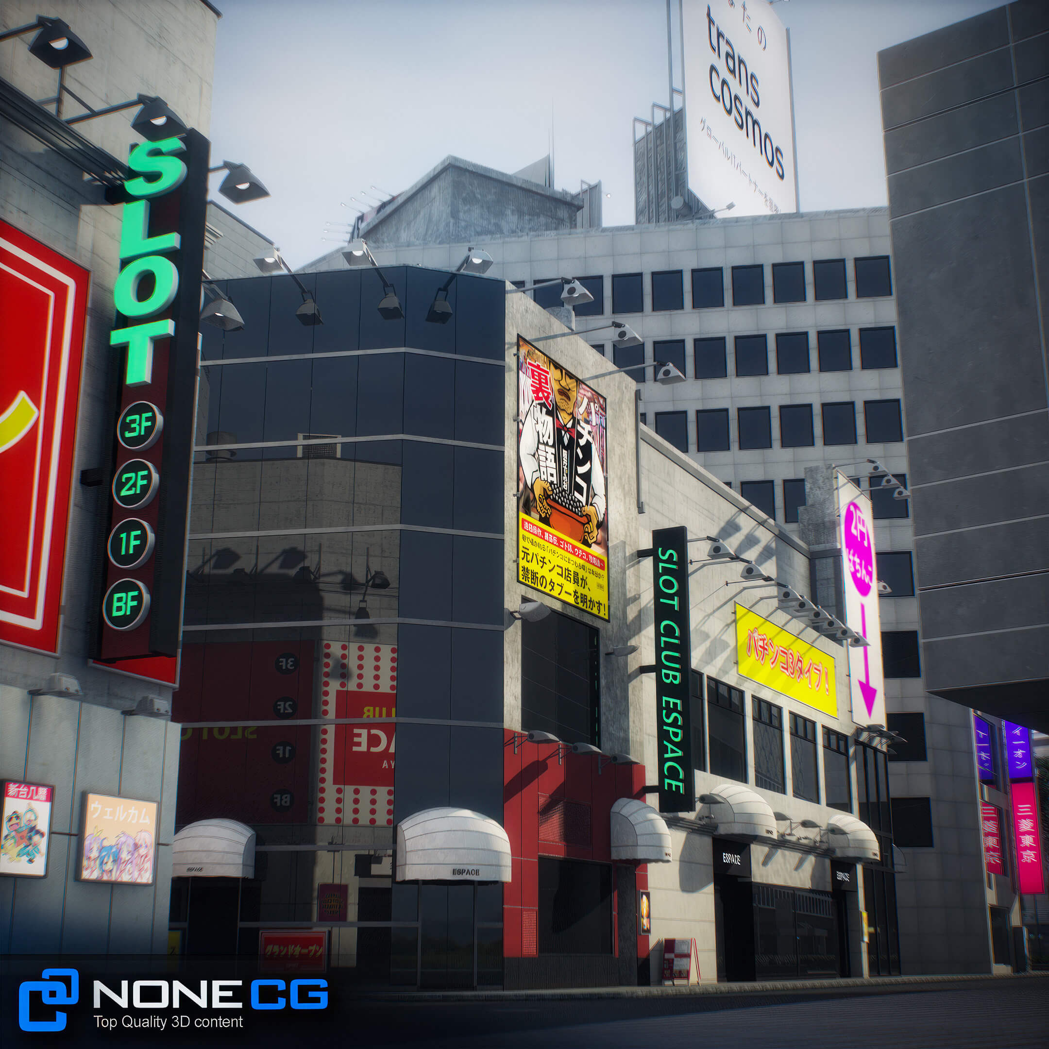 Tokyo Shibuya - 3D Model by NoneCG