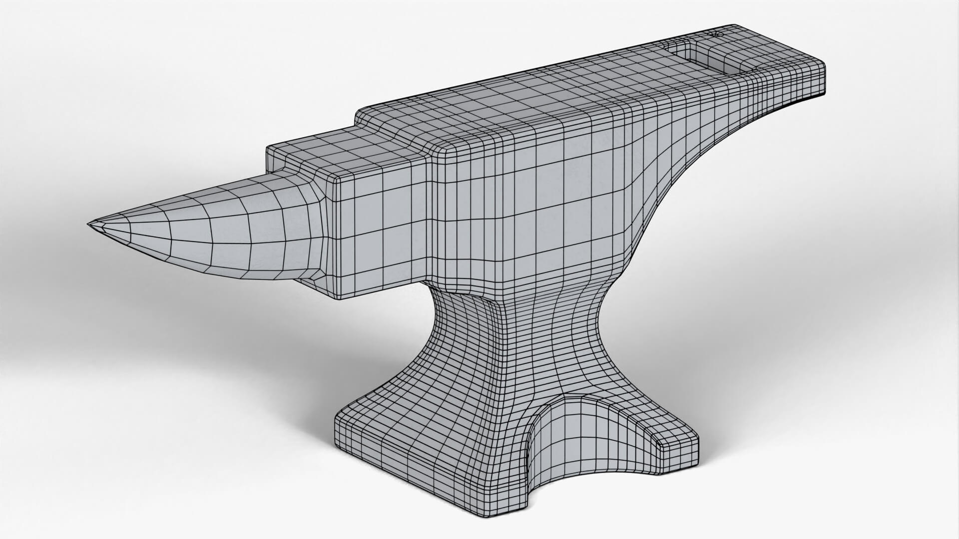 Old Anvil - 3D Model by nonezonyx