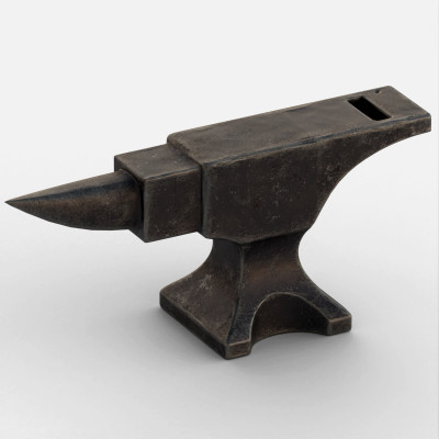 Old Anvil - 3D Model by nonezonyx