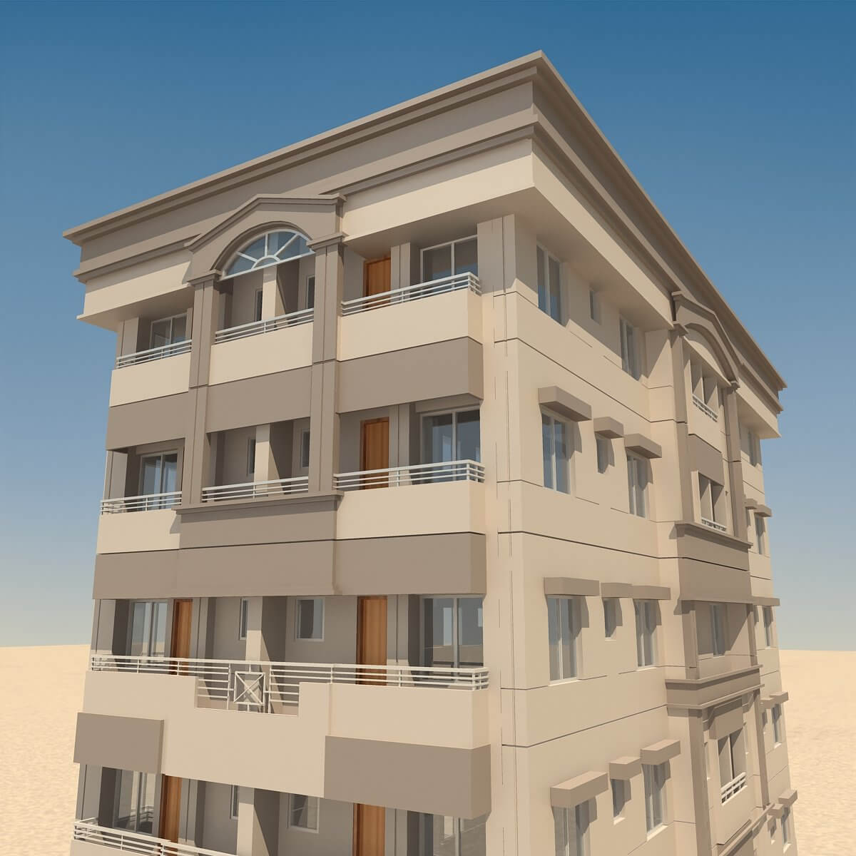 High Definition Building 01 - 3D Model by NoNgon