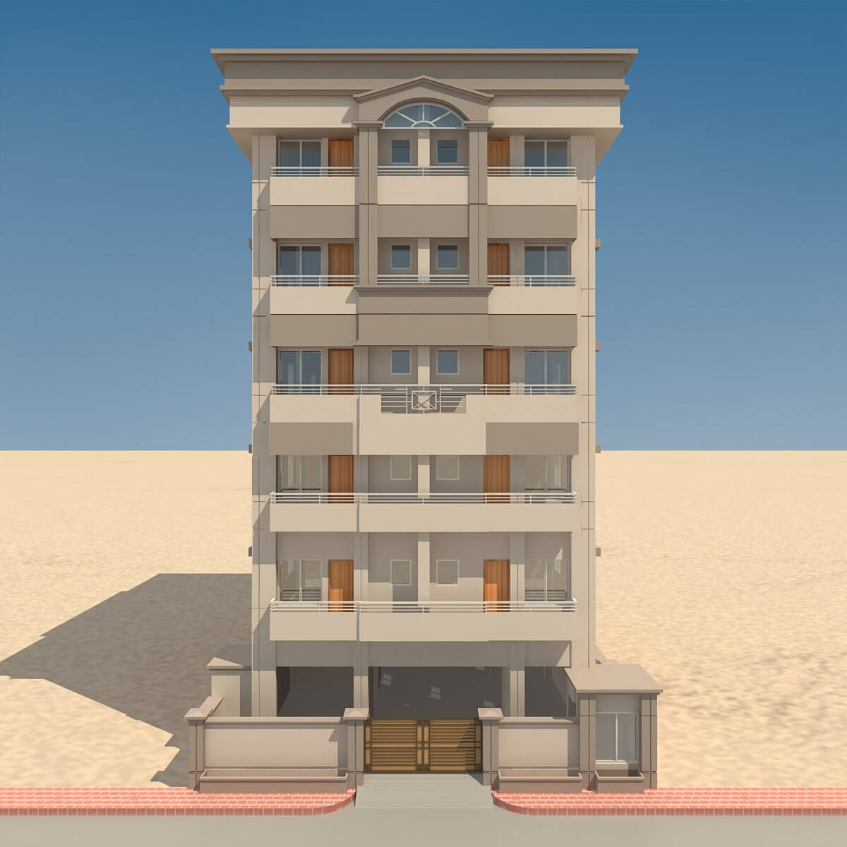 High Definition Building 01 - 3D Model by NoNgon