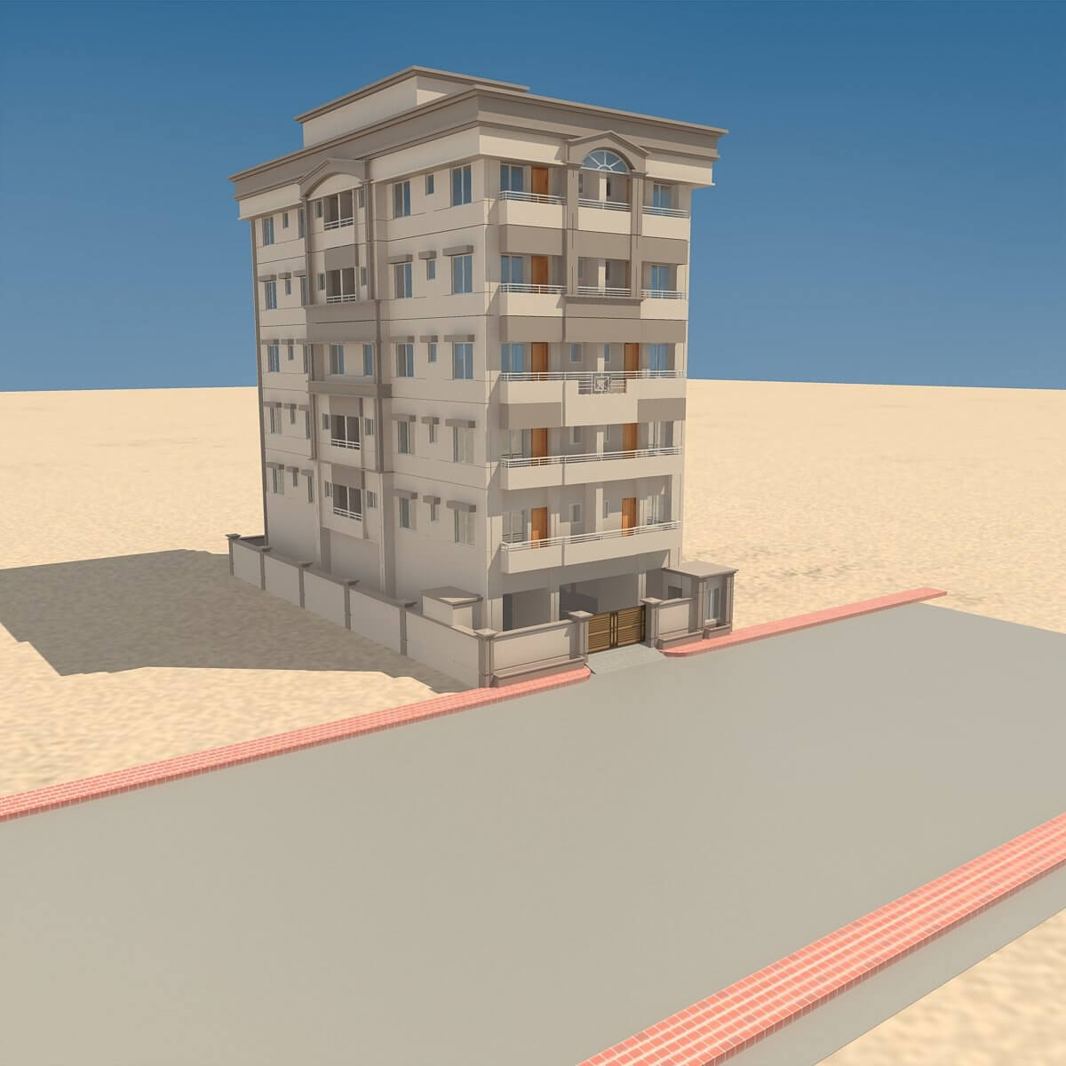 High Definition Building 01 - 3D Model by NoNgon