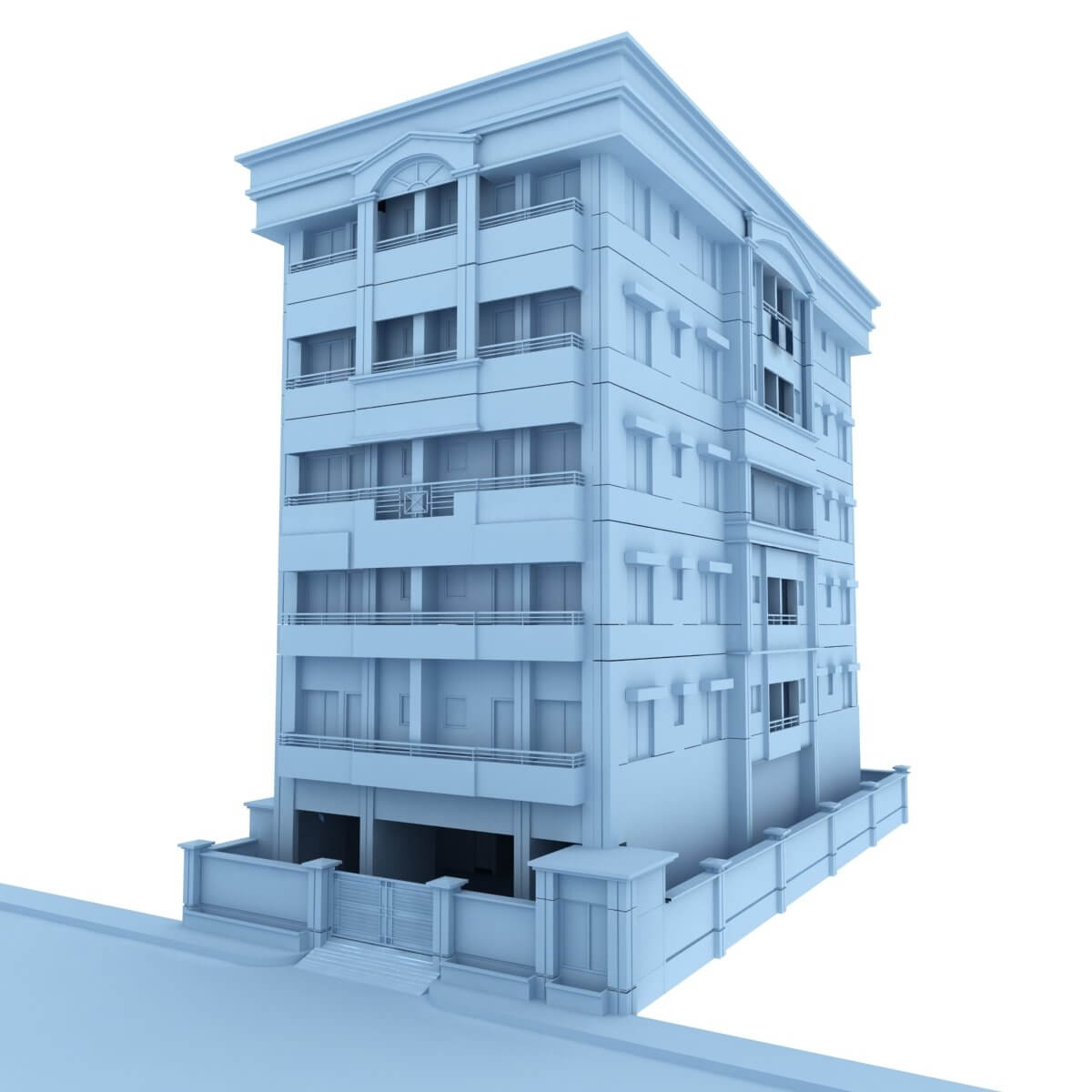 High Definition Building 01 - 3D Model by NoNgon