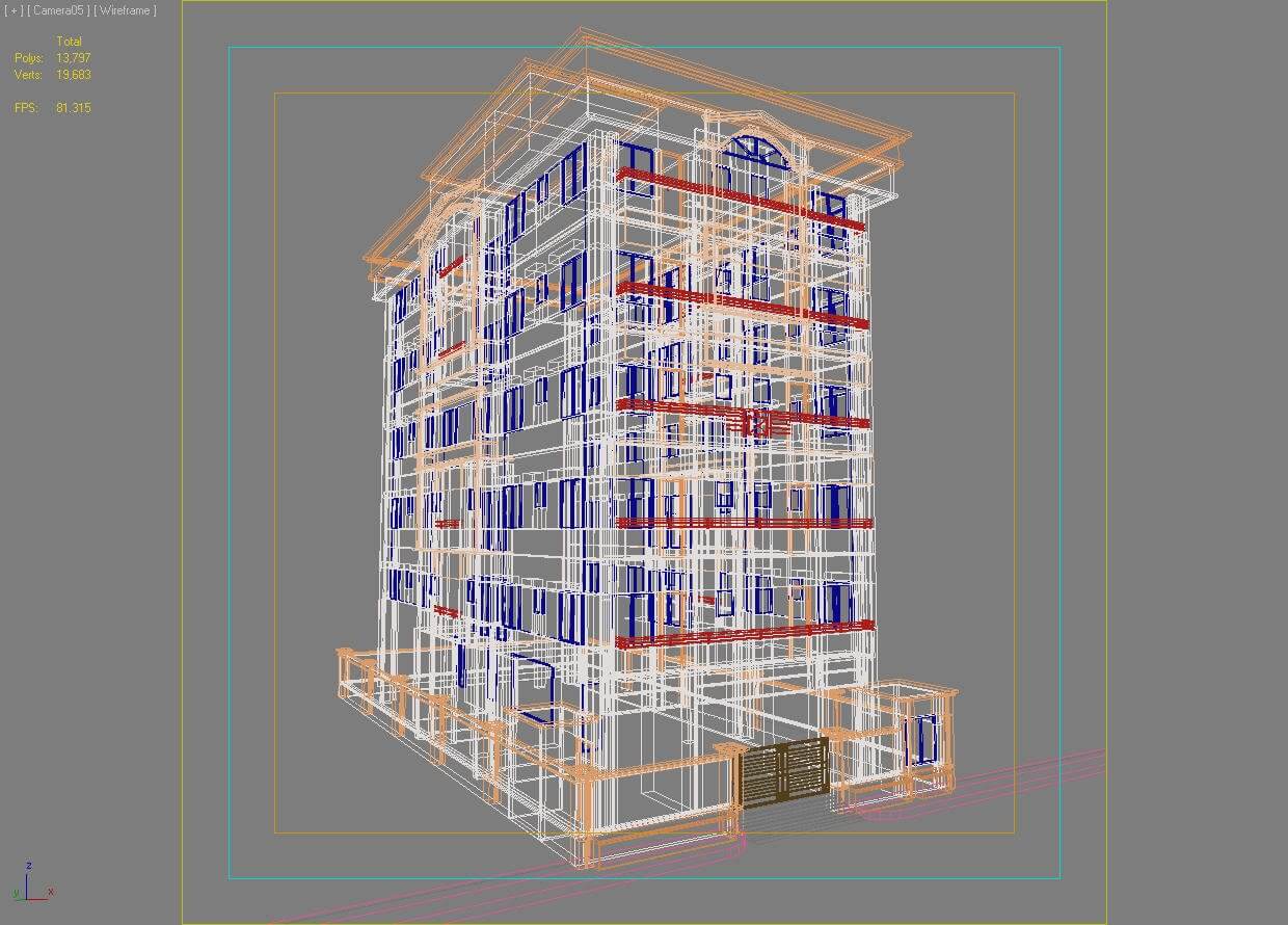 High Definition Building 01 - 3D Model by NoNgon