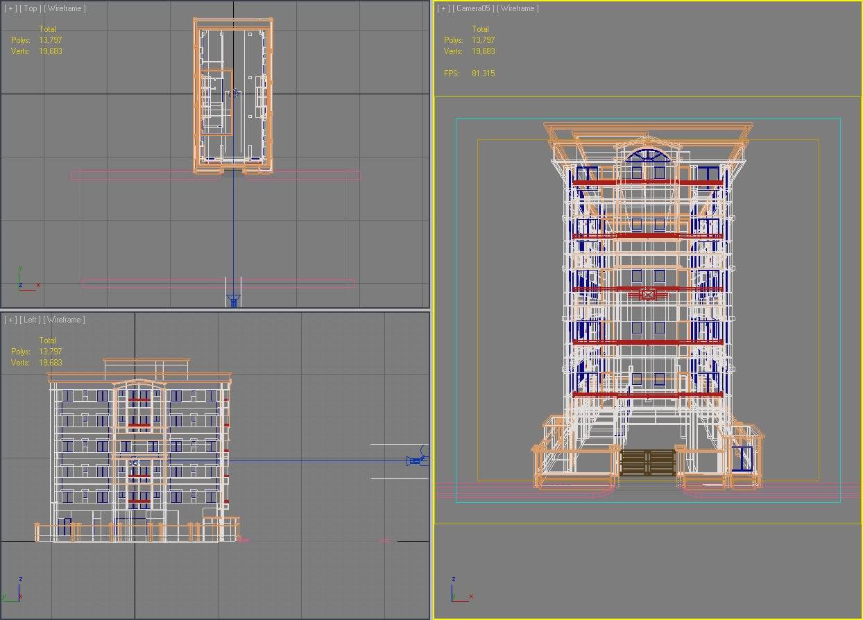 High Definition Building 01 - 3D Model by NoNgon