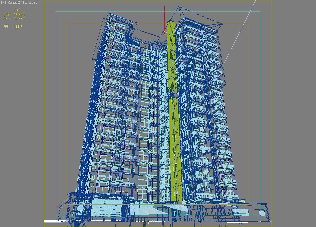 High Definition Building 02 - 3D Model by NoNgon