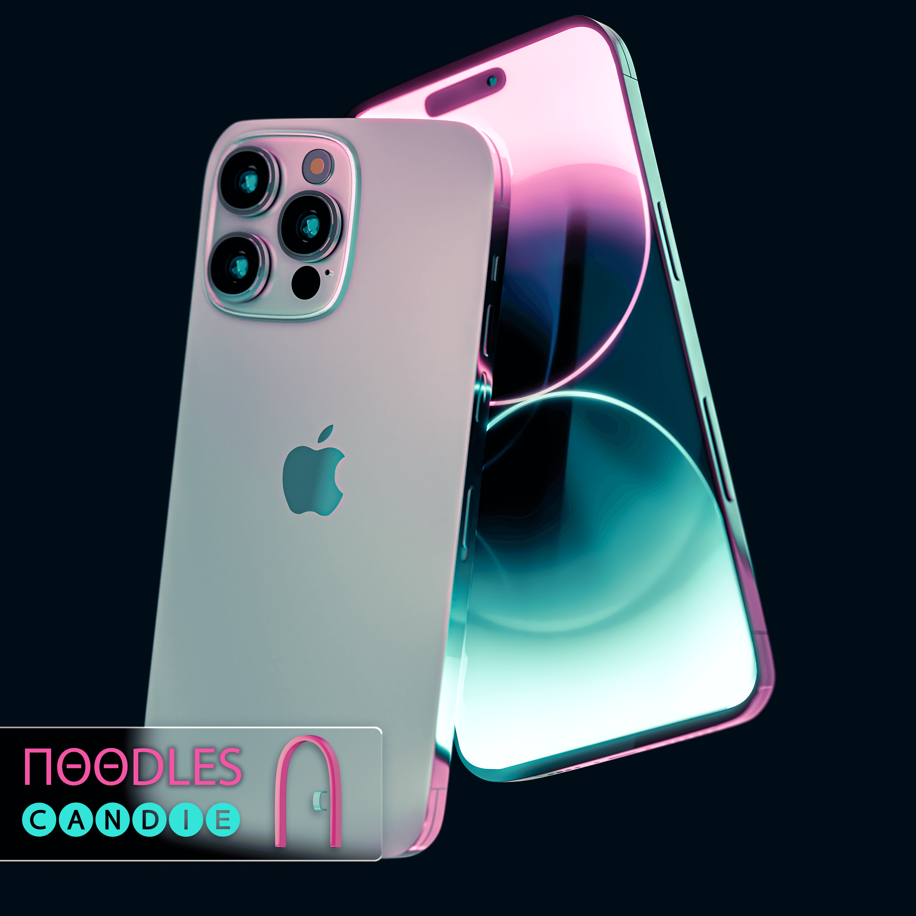 An iPhone 14 Pro 3D Render, Digital Art by NoodlesCandie