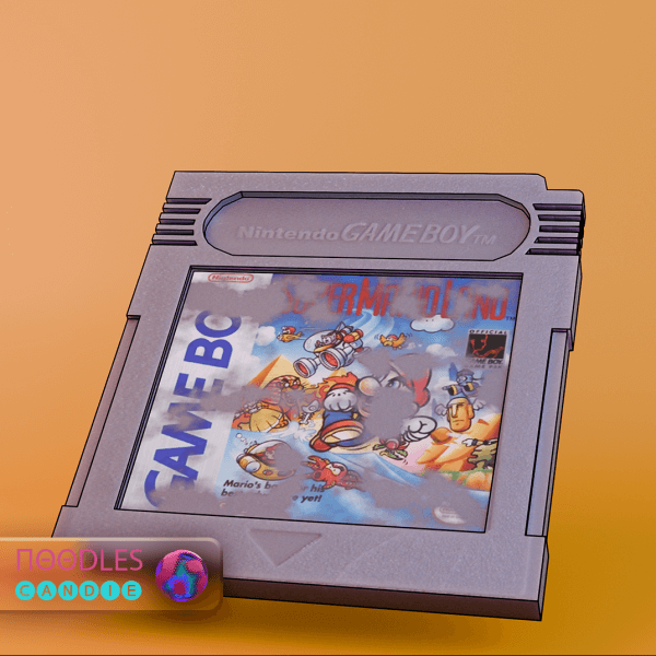 Nintendo Gameboy 3D Render, Digital Art by NoodlesCandie