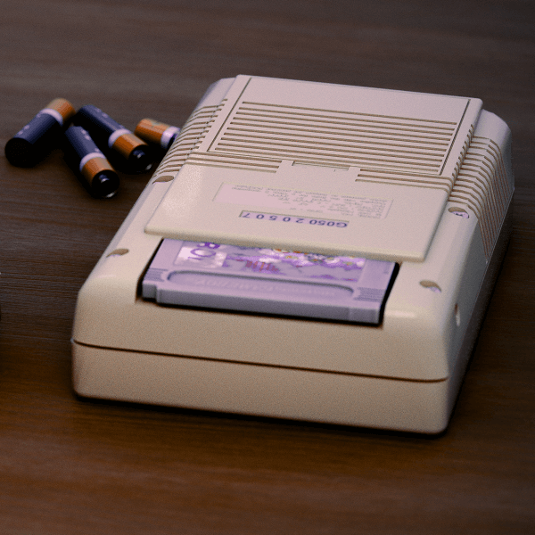 Nintendo Cartridge 3D Render, Digital Art by NoodlesCandie