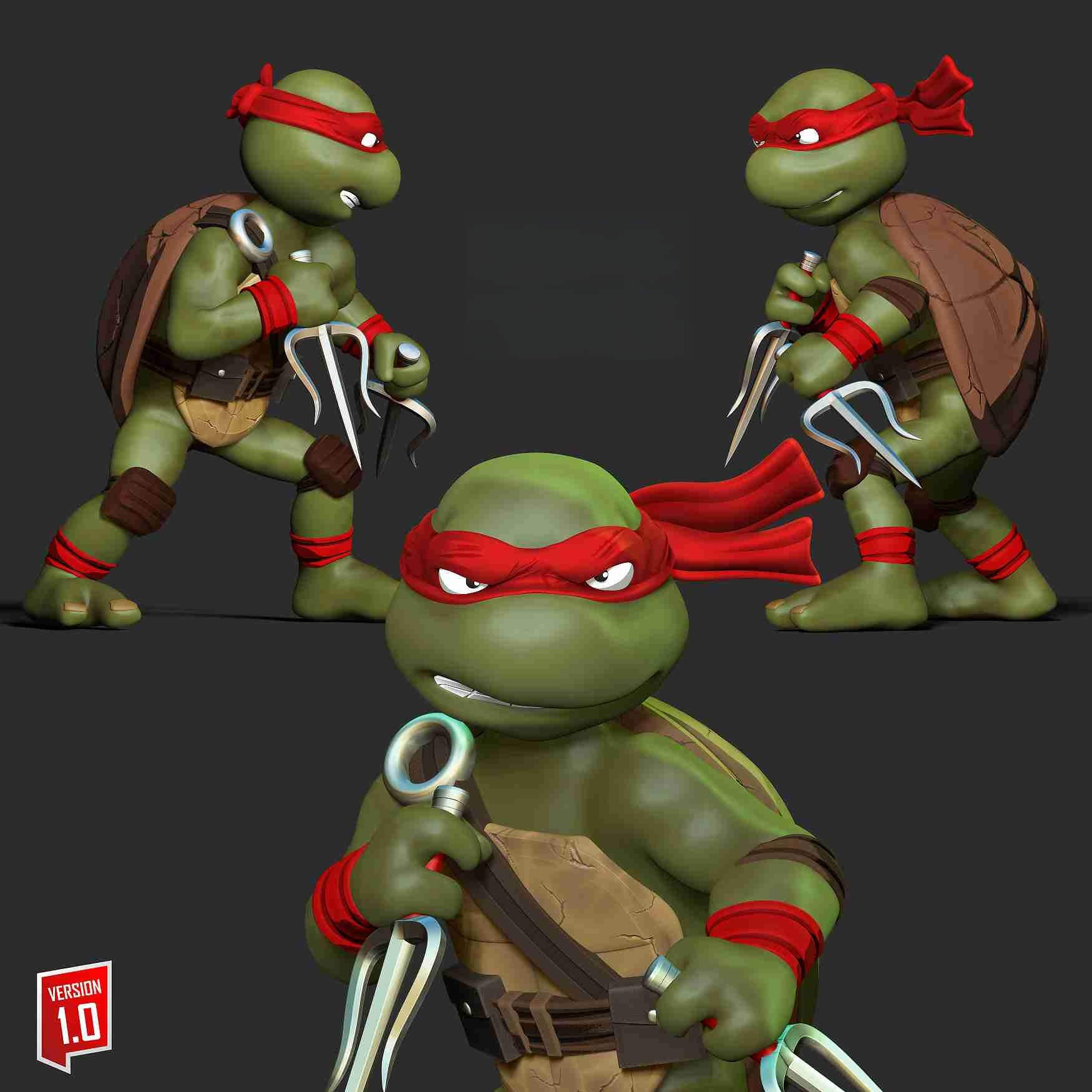 Raphael Teenage Mutant Ninja Turtles - 3D Model by NOOR JEWEL