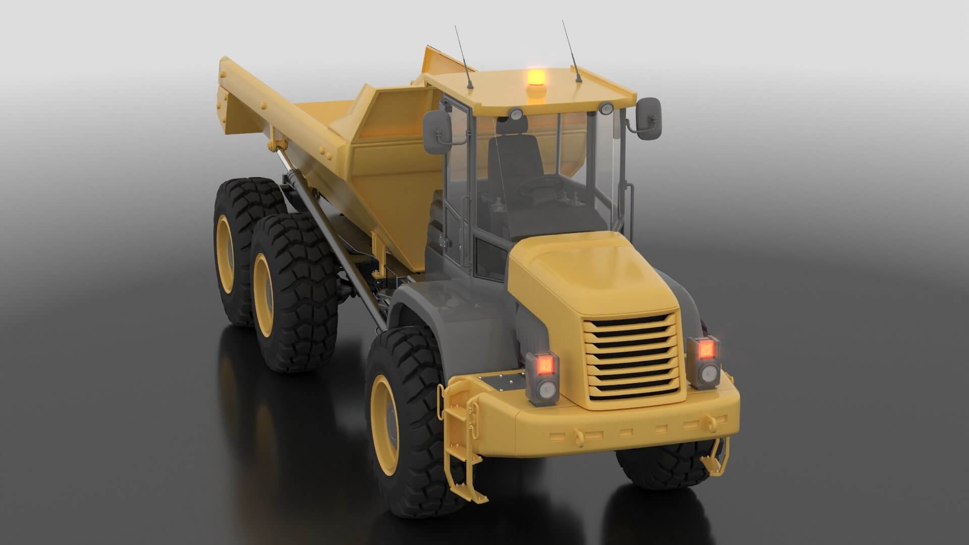 Dump Truck - 3D Model by norbert26