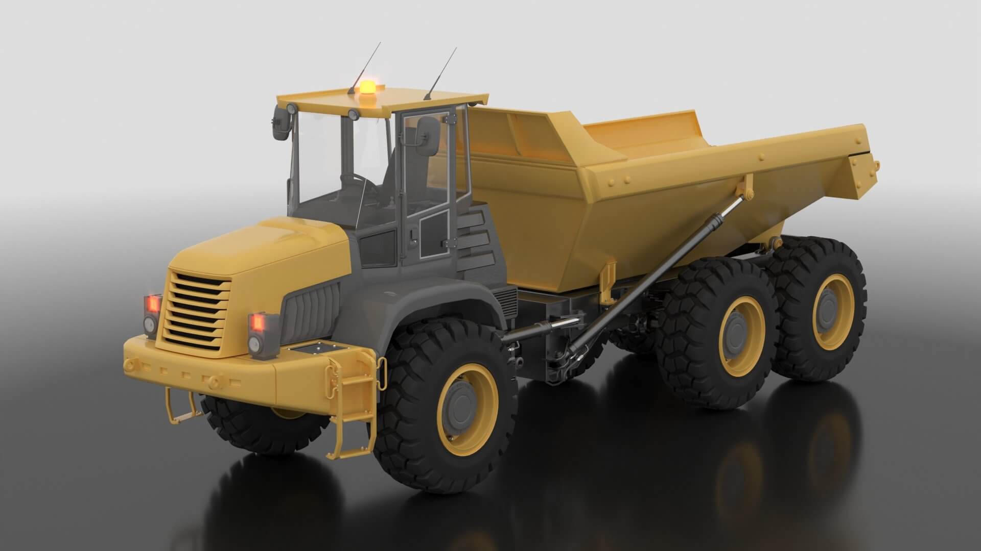 Dump Truck - 3D Model by norbert26