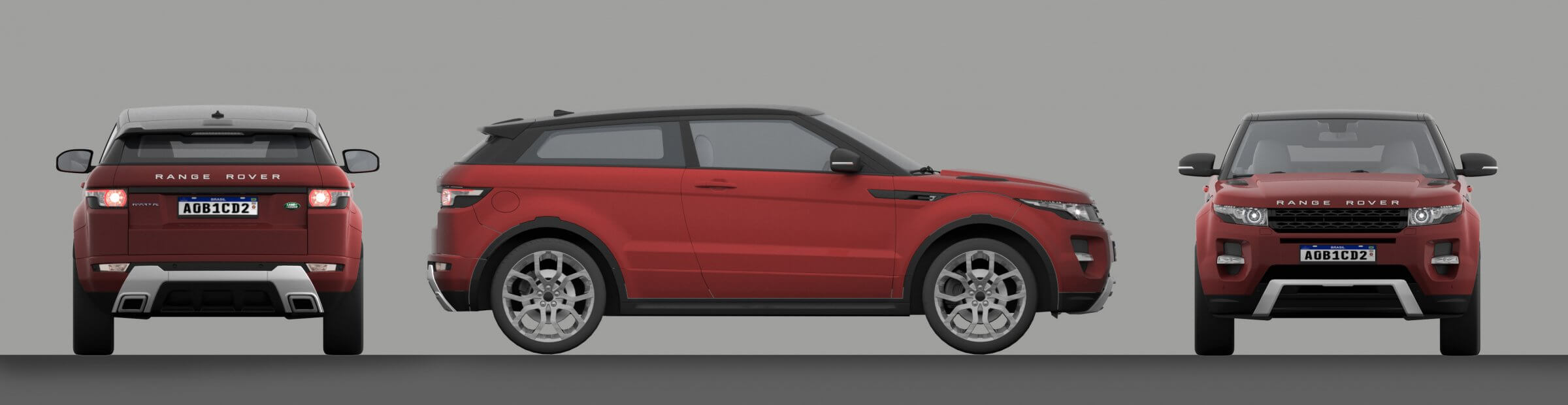 Range Rover Evoque - 3D Model by norbert26