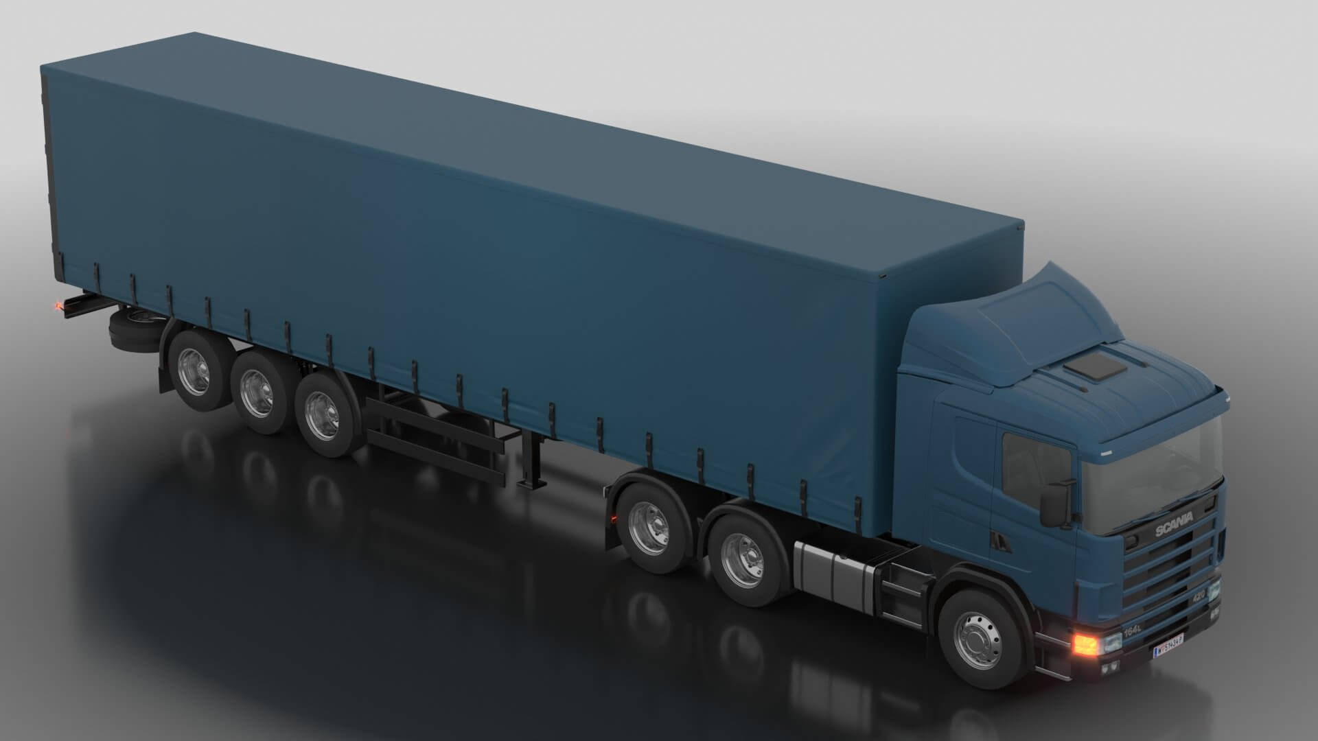 Scania Truck - 3D Model by norbert26