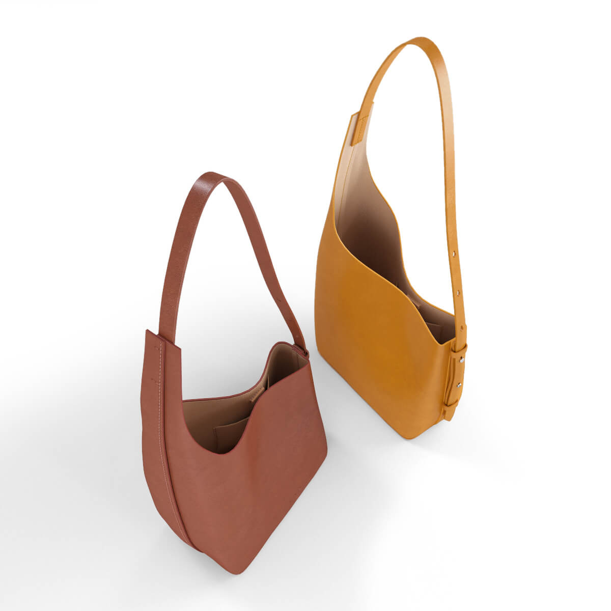 Women's Leather Bag 3D Model by North2023
