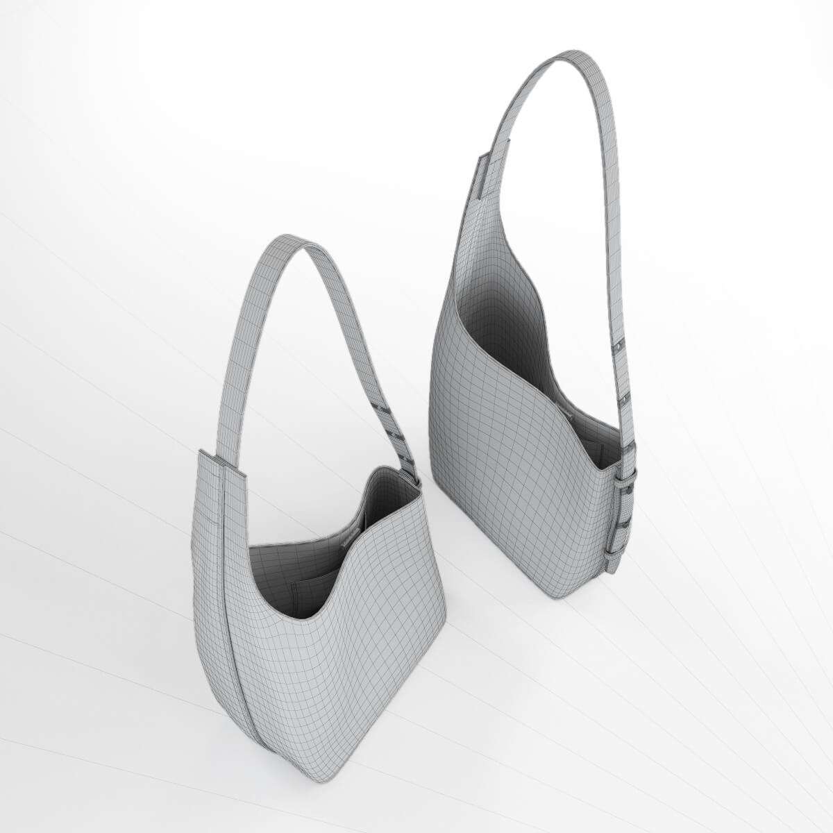 Women's Leather Handbags 3D Model Collection by North2023