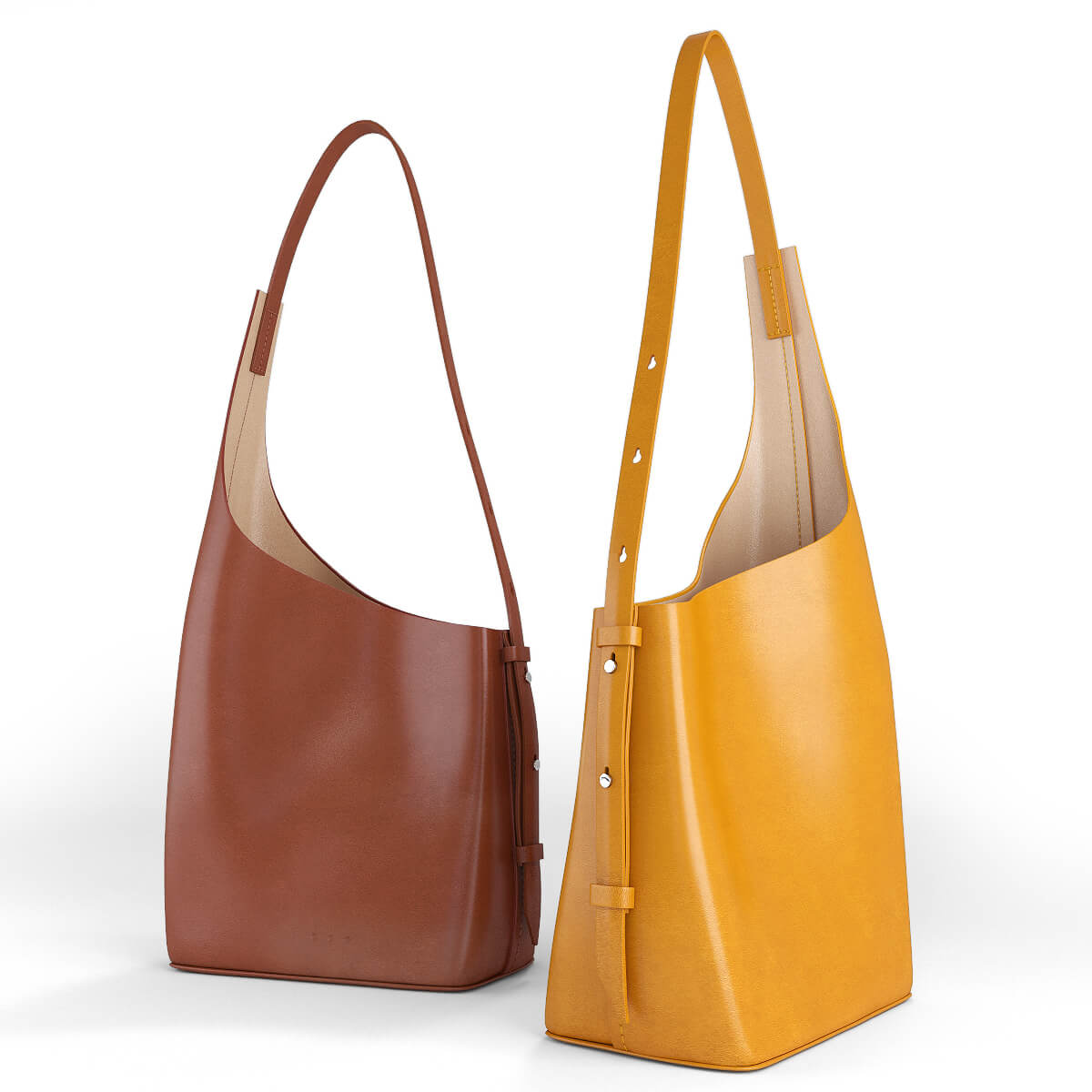 Women's Leather Bag 3D Model by North2023