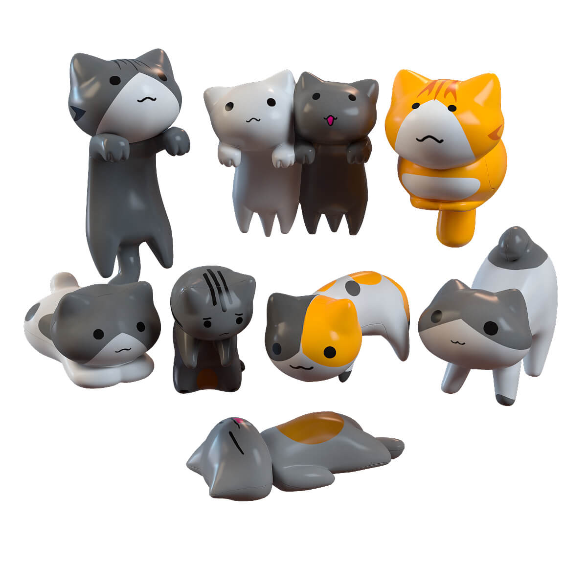 Cats The Decor 3D Model by North2023