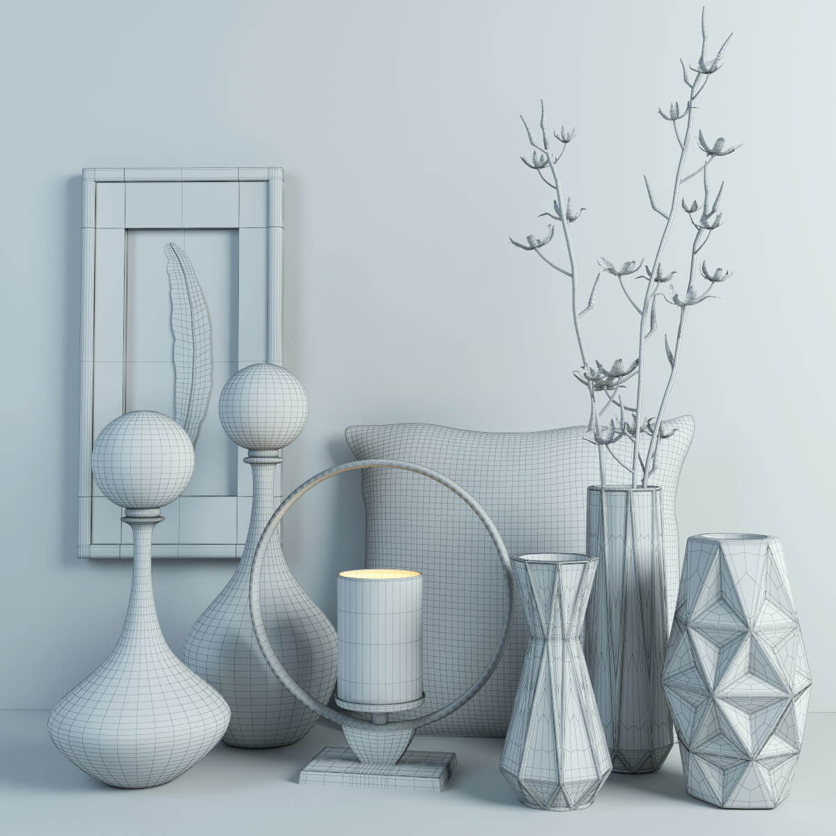 Decorative Set 3d Model By North2023