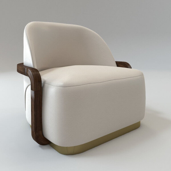 An old armchair 3D model 3D Render | RenderHub Gallery