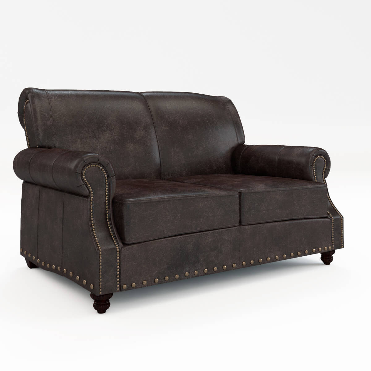 Landry Leather Sofa 3D Model by North2023