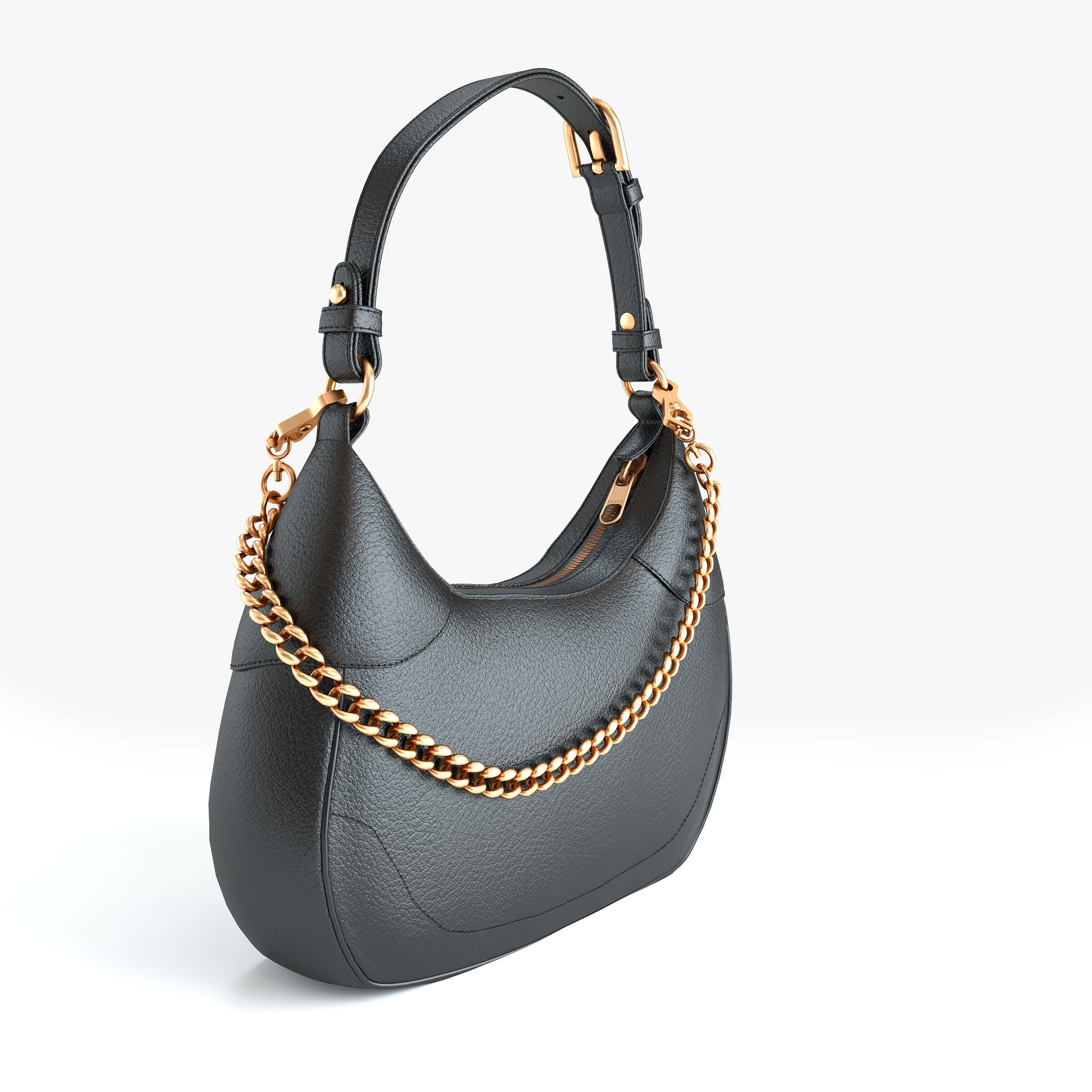 The Gucci Ladies Leather Handbag 3D Model by North2023