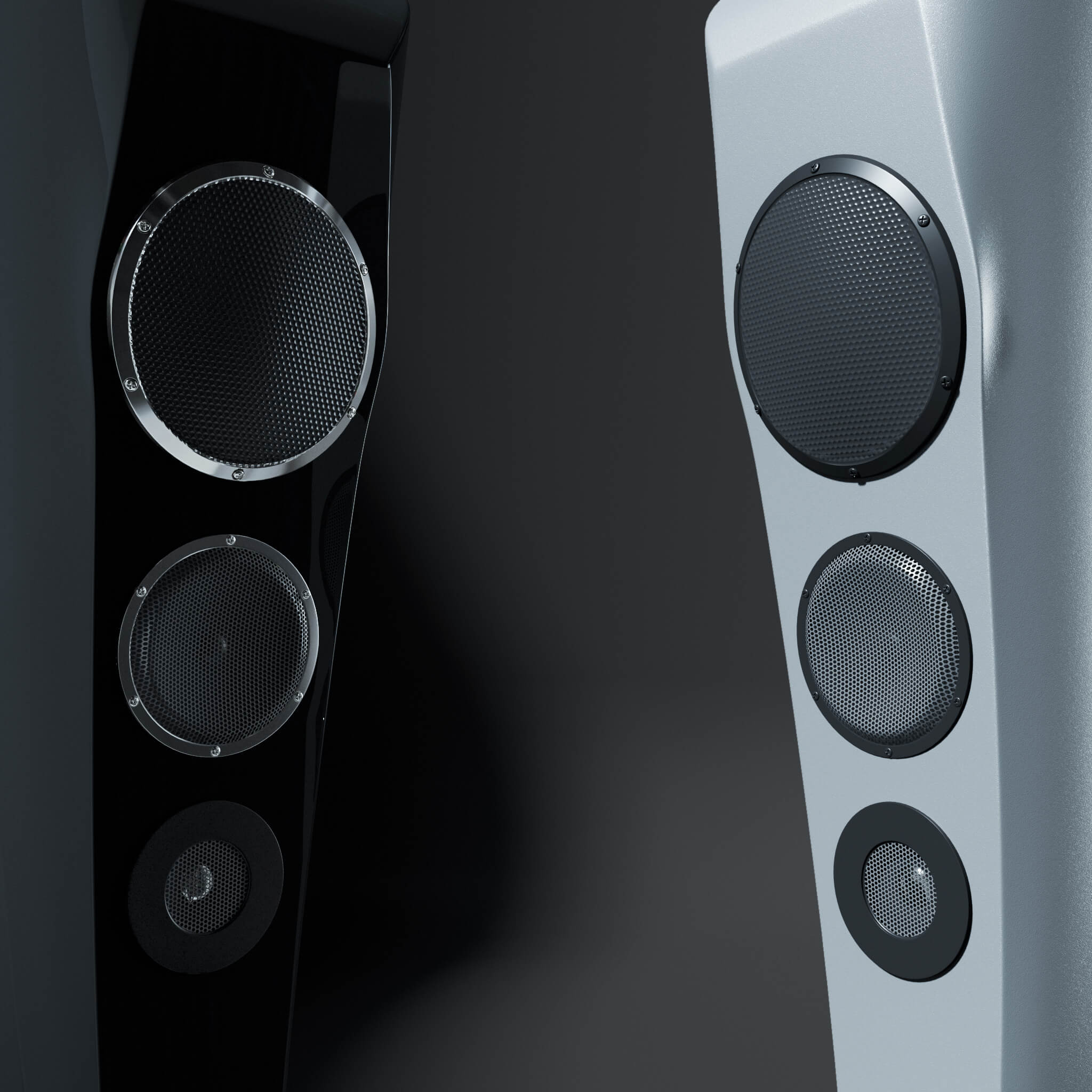 The Speaker System 3D Model by North2023