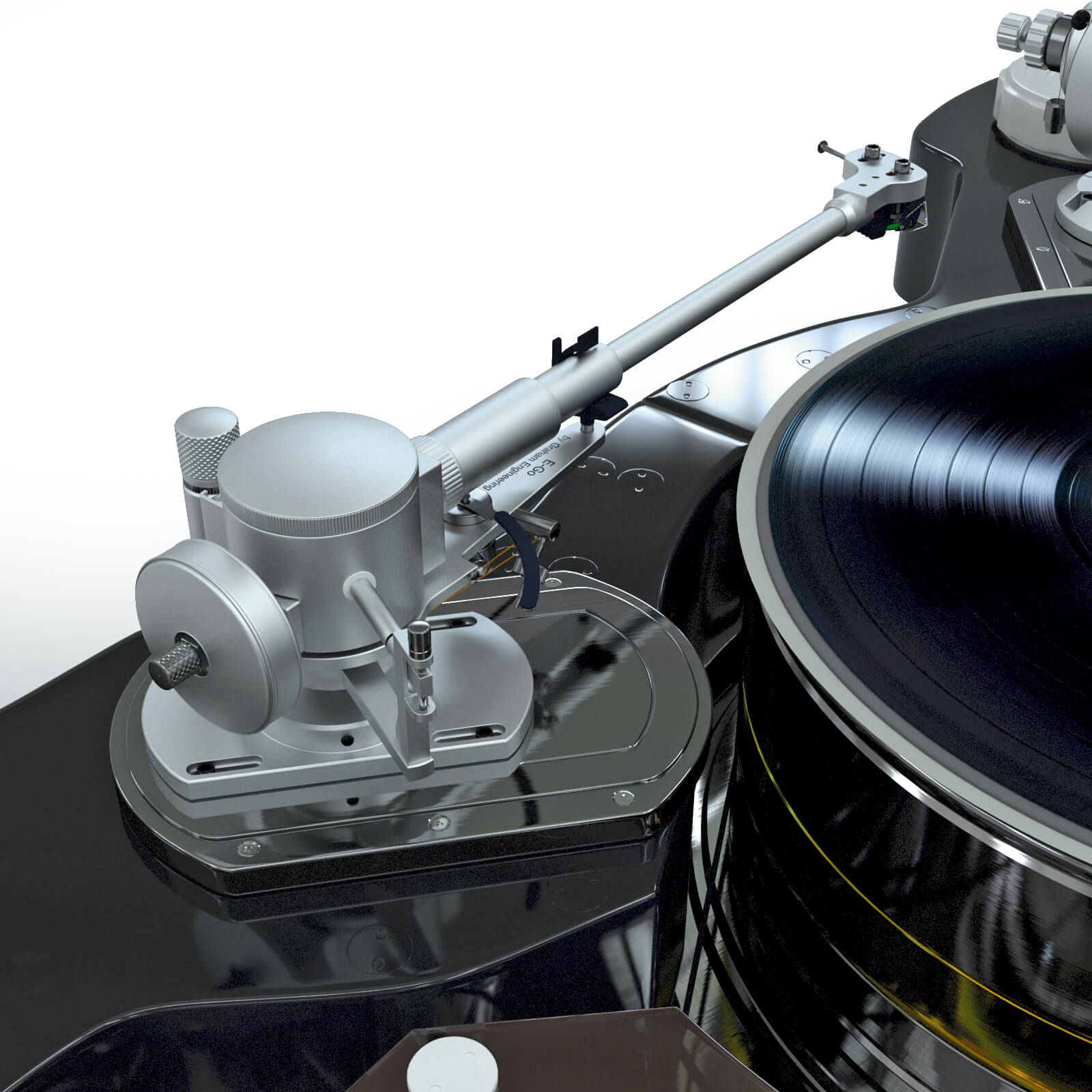 The Techdas Air Force Zero Vinyl Player 3D Model by North2023