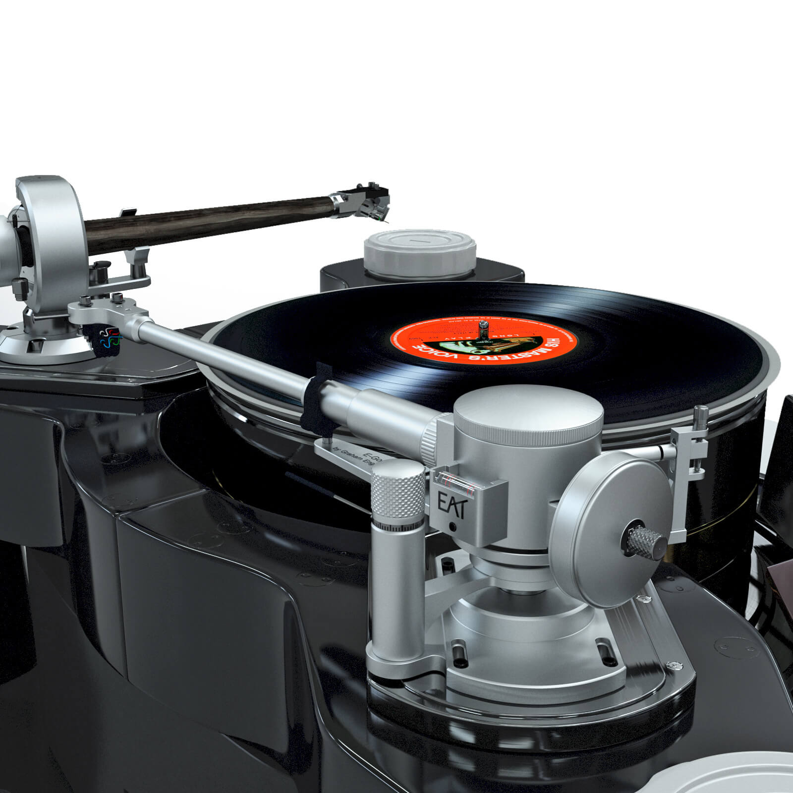 The Techdas Air Force Zero Vinyl Player 3D Model by North2023