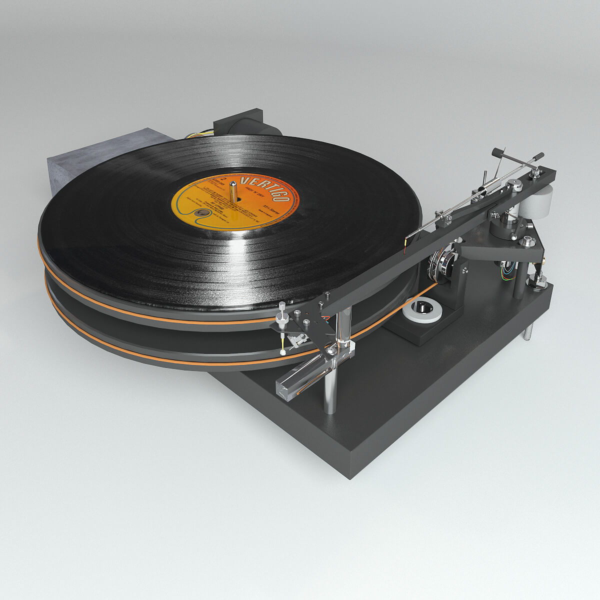 Vinyl Player 47 Laboratory 4724 Koma 3D Model by North2023