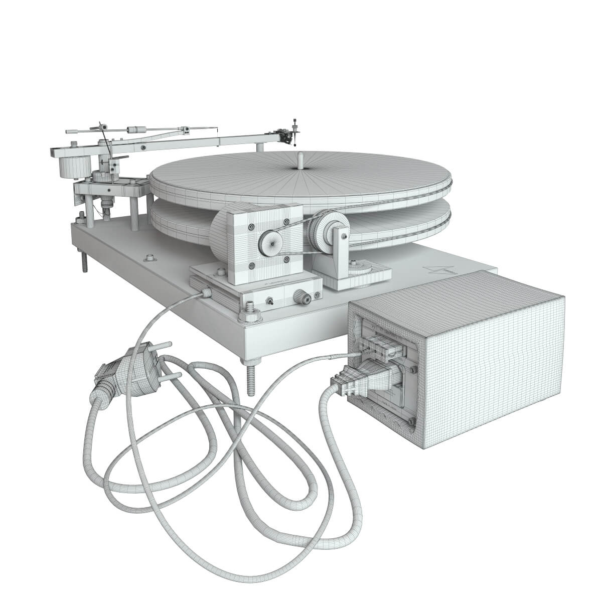 Vinyl Player 47 Laboratory 4724 Koma 3D Model by North2023