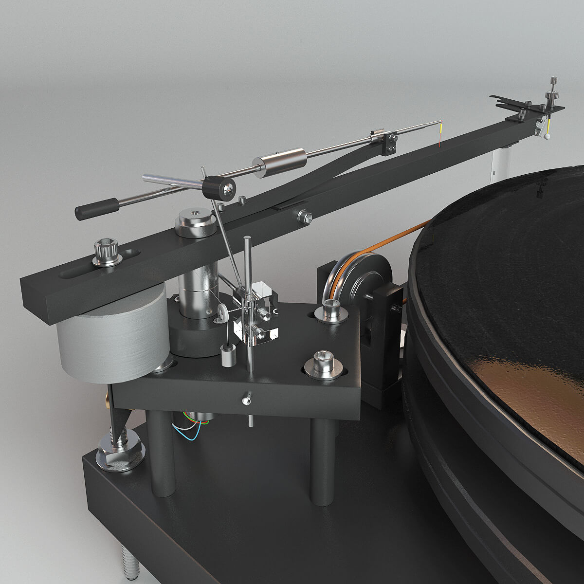 Vinyl Player 47 Laboratory 4724 Koma 3D Model by North2023