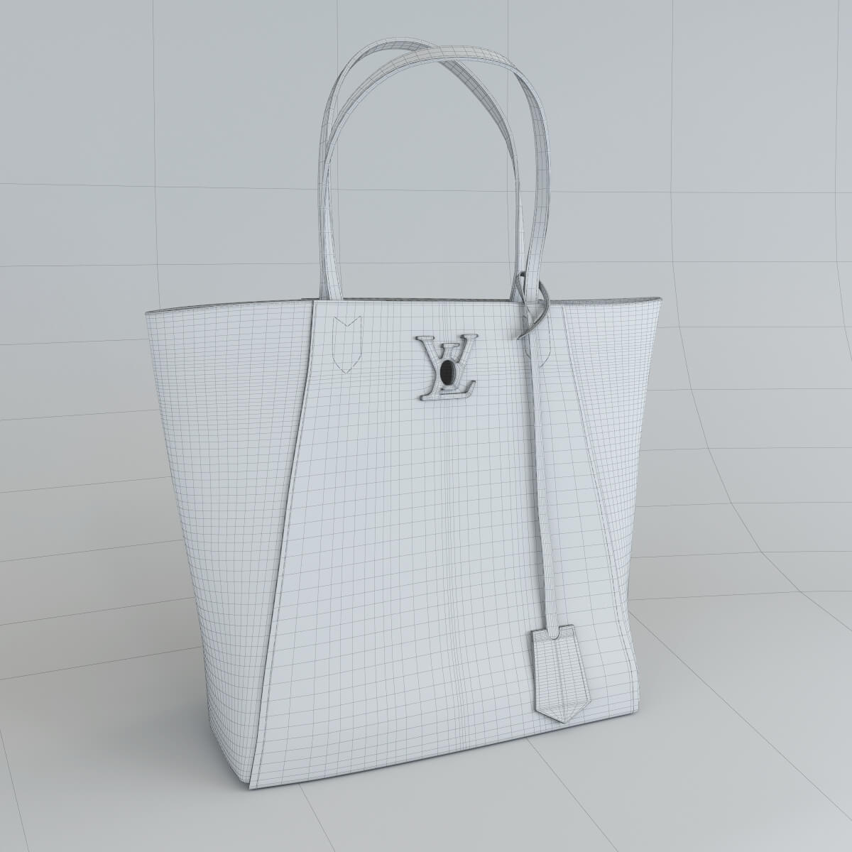 Women's Leather Handbag 3D Model by North2023