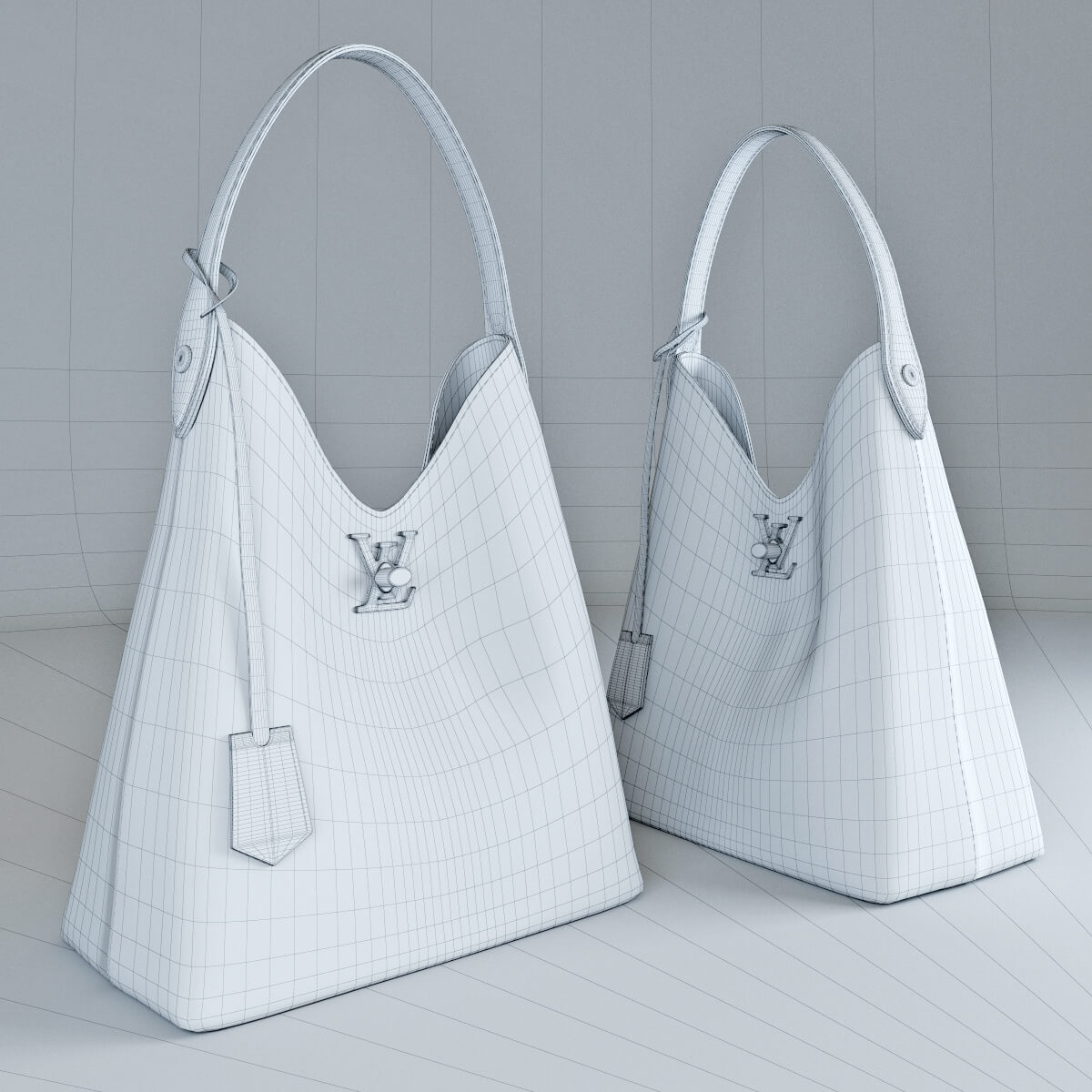 Women's Leather Handbag 3D Model by North2023