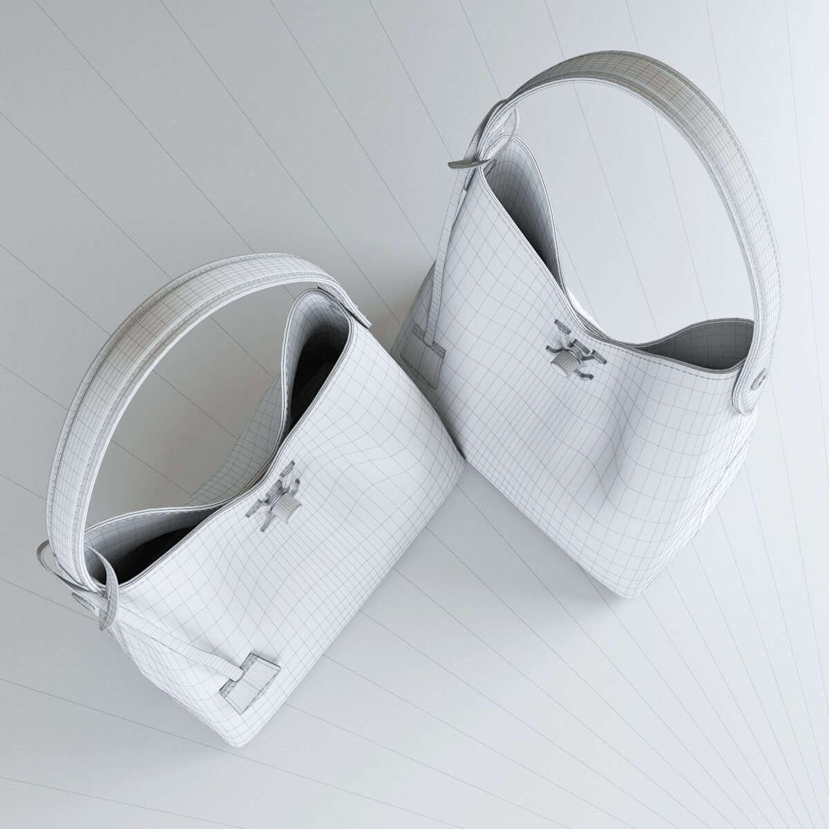 Women's Leather Handbag 3D Model by North2023