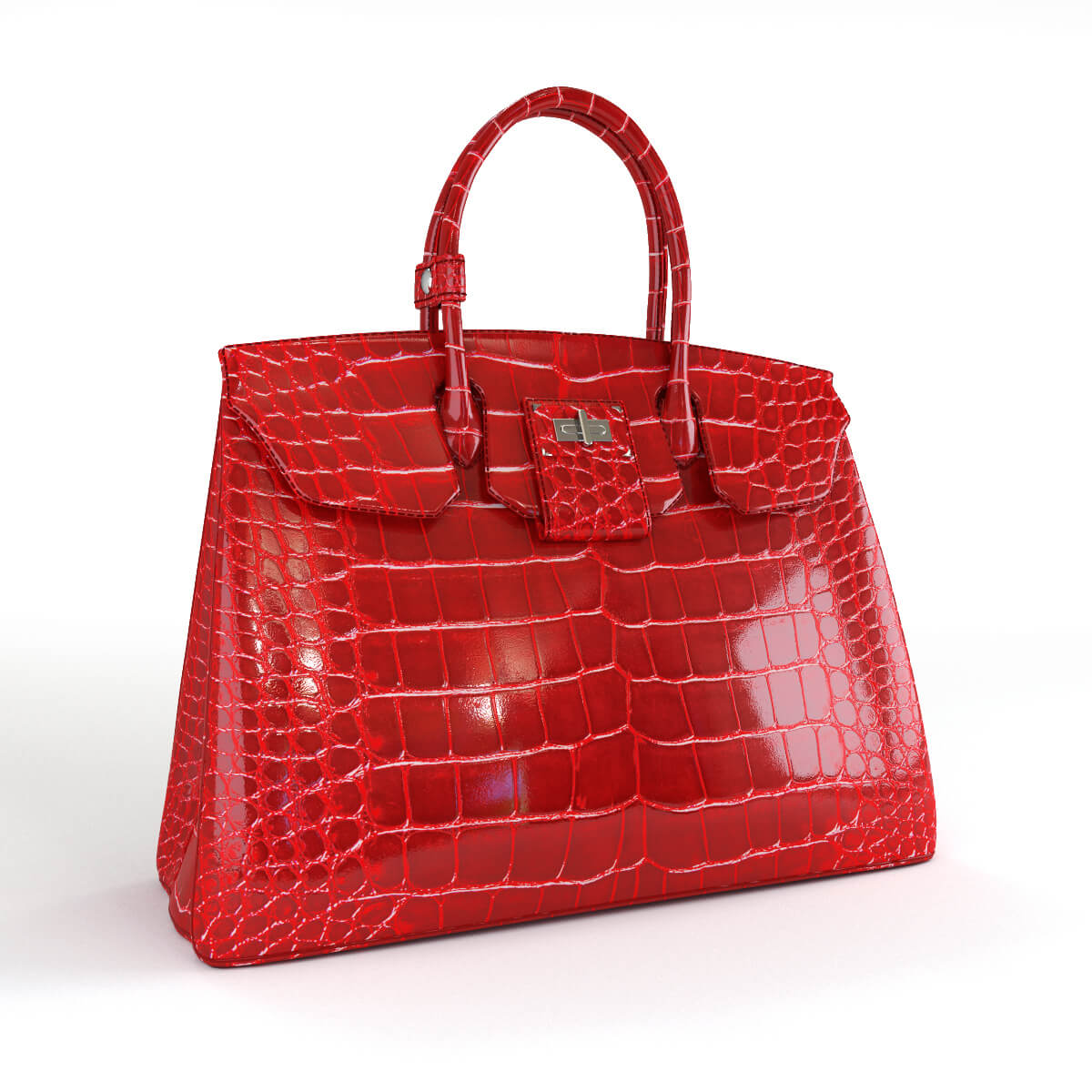 Women's Leather Handbag 3D Model by North2023