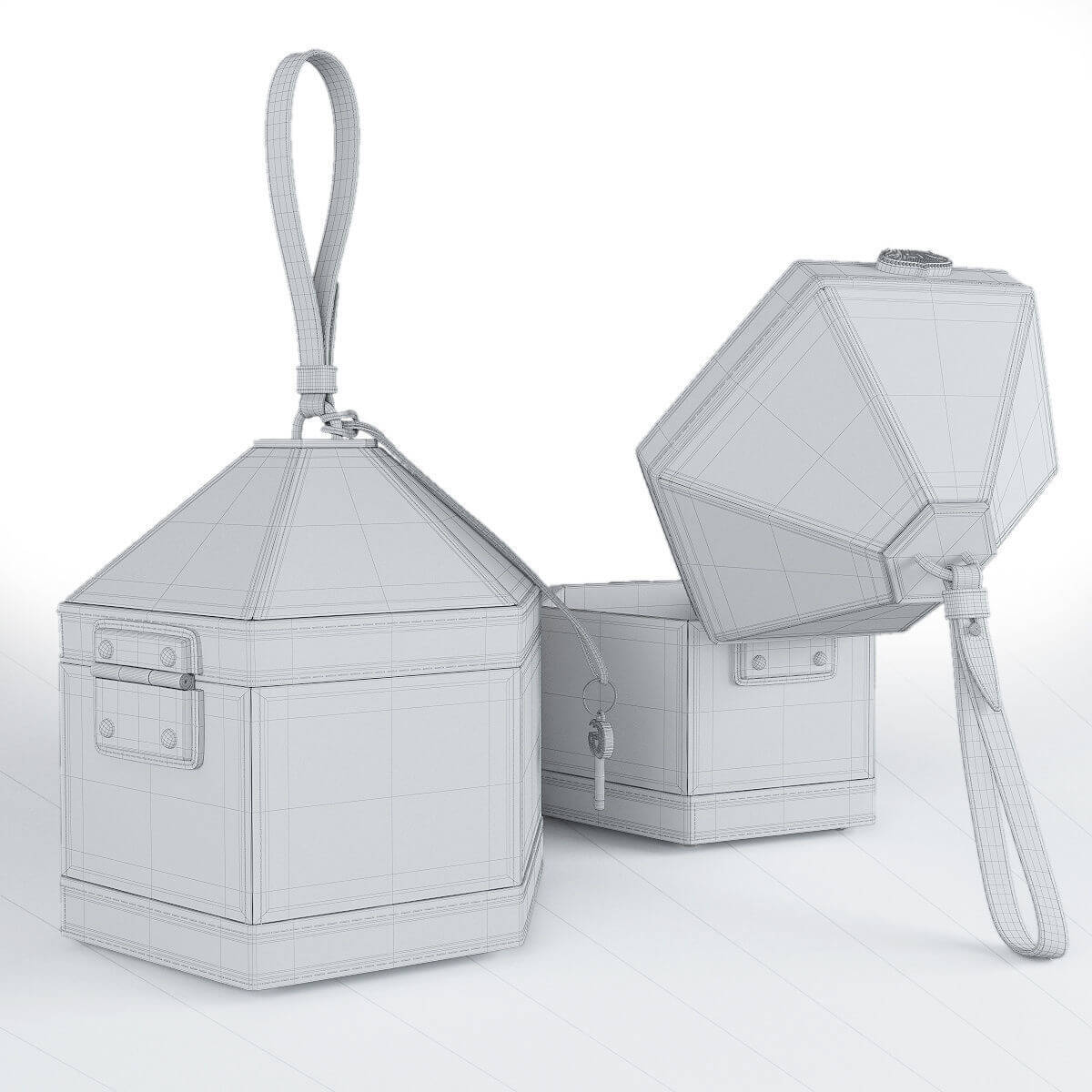 Women's Leather Handbags 3D Model Collection by North2023