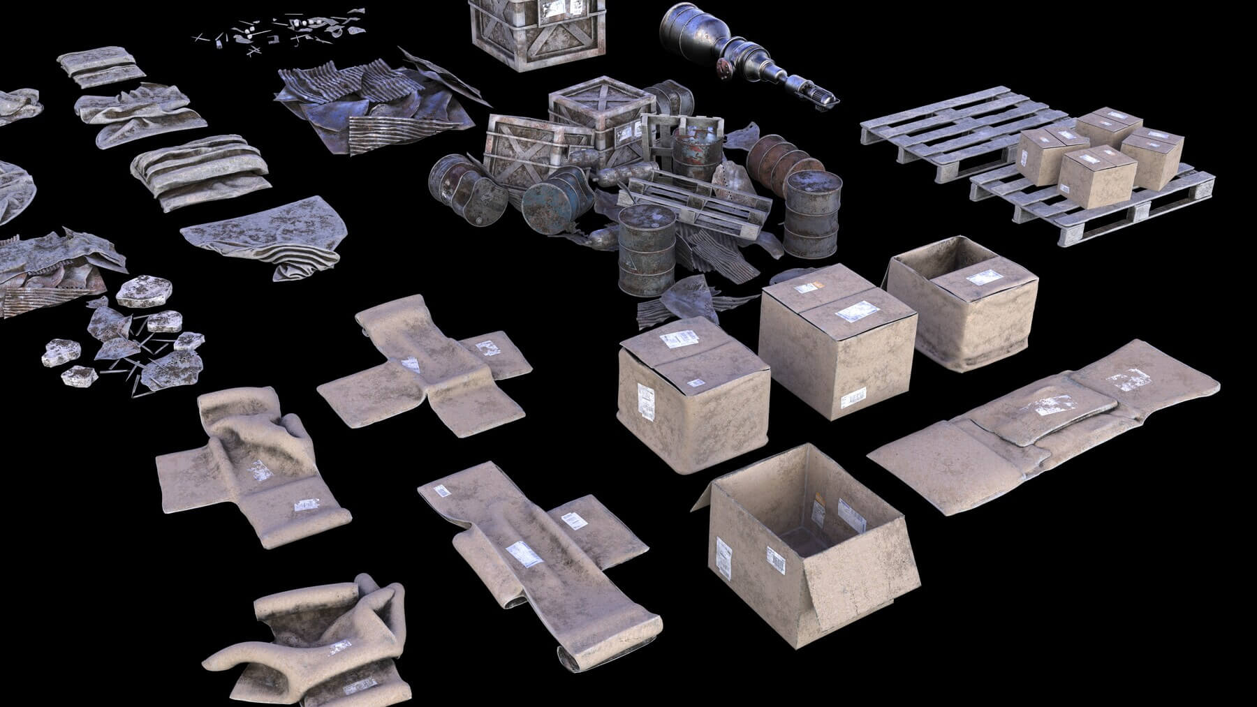 PBR Industrial Kitbash V2 - 200+ Models 3D Model by Northlogic